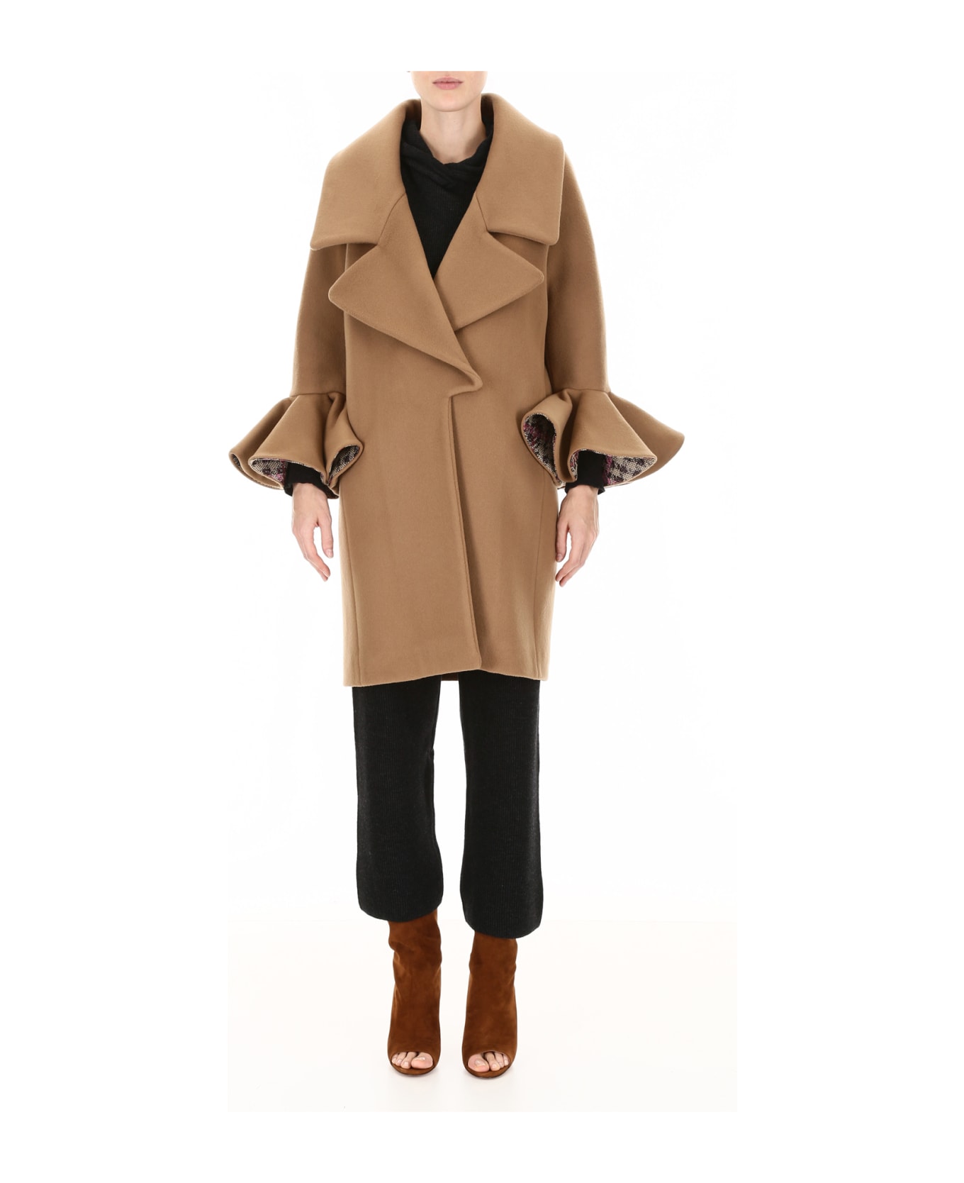 Capucci Ruffled Coat | italist