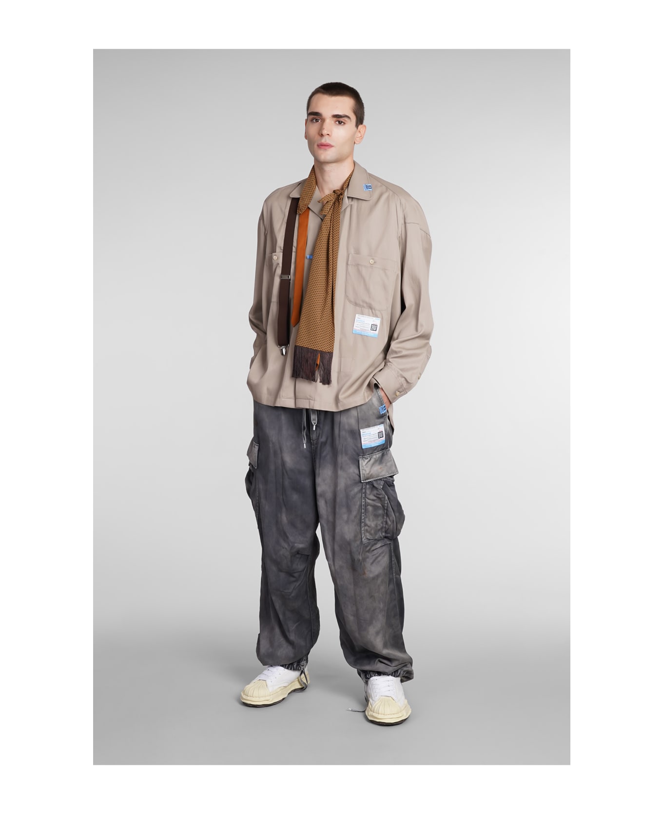 Mihara Yasuhiro Shirt In Beige Rayon | italist