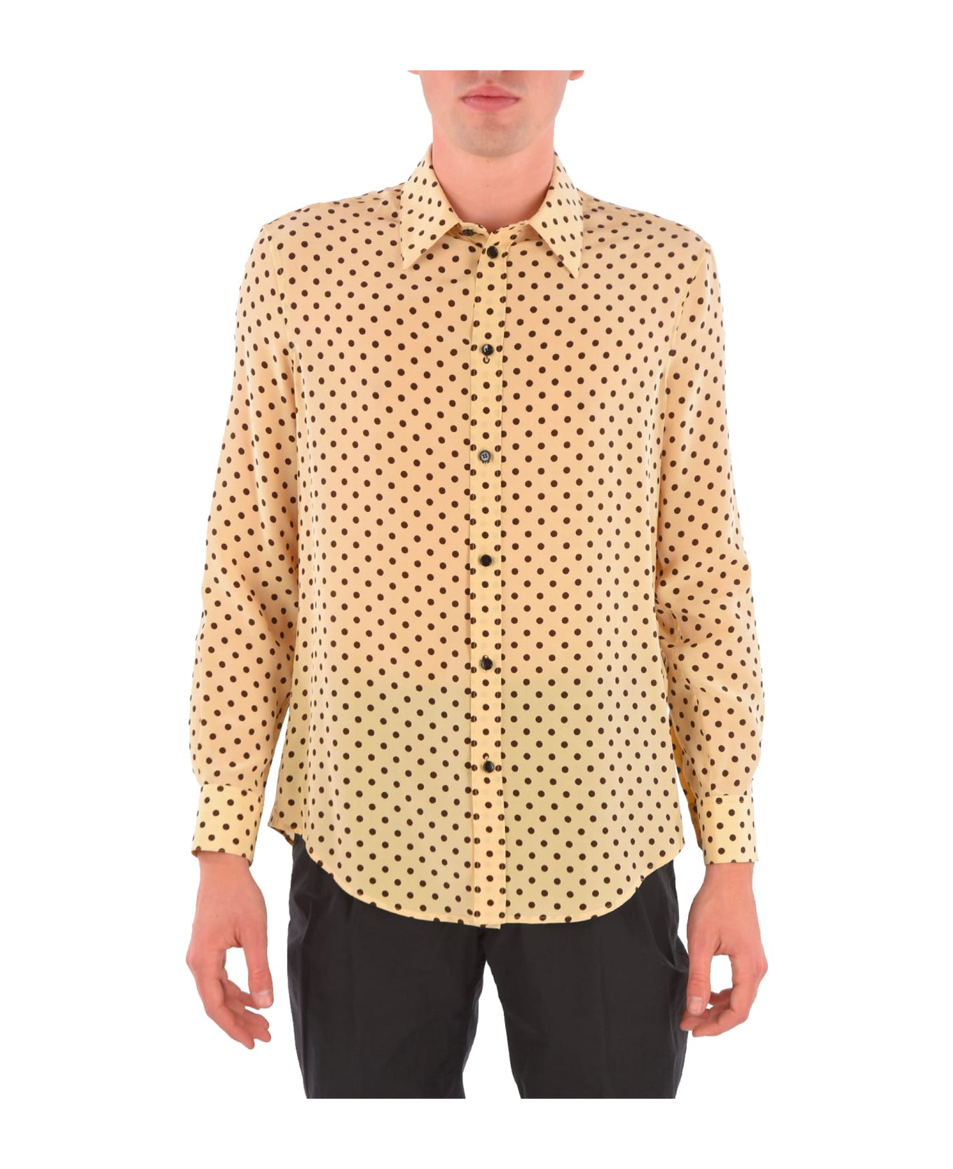 Celine Polka Dot Silk Shirt | italist