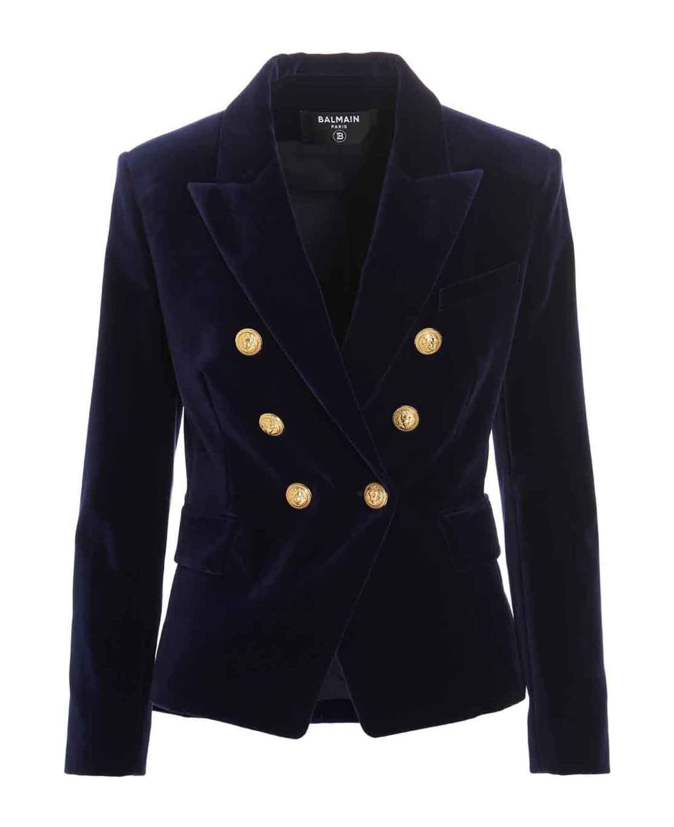 Balmain Velvet Blazer Jacket | italist