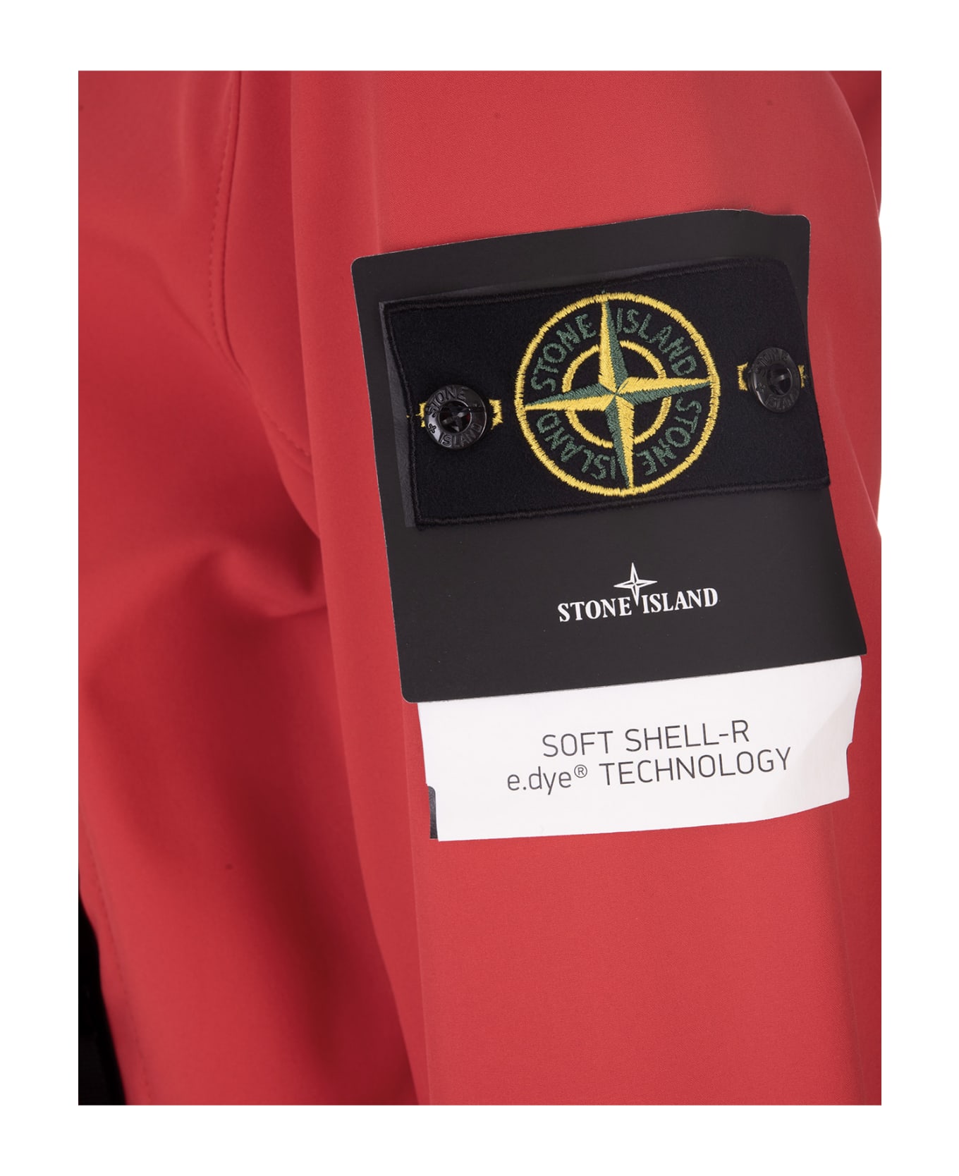 Stone Island Man Red Soft Shell-r_e.dye® Technology Jacket | italist ...