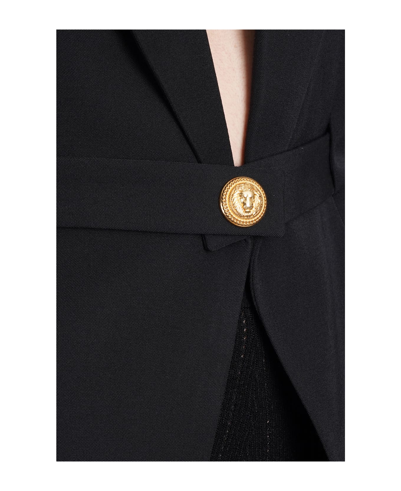 Balmain Vest In Black Wool | italist