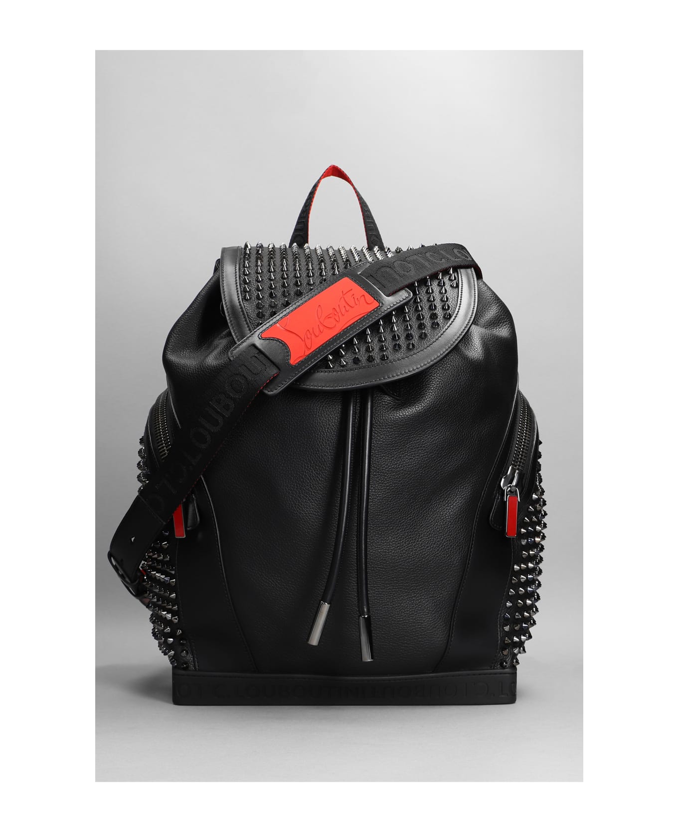 Christian Louboutin Backpack In Black Leather | italist, ALWAYS LIKE A SALE