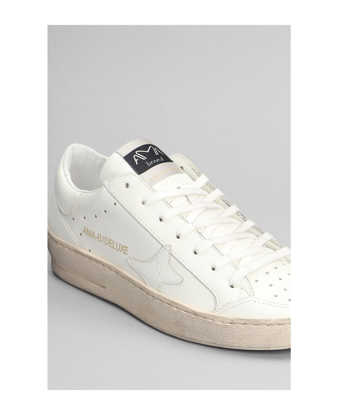 AMA-BRAND Sneakers In White Leather | italist