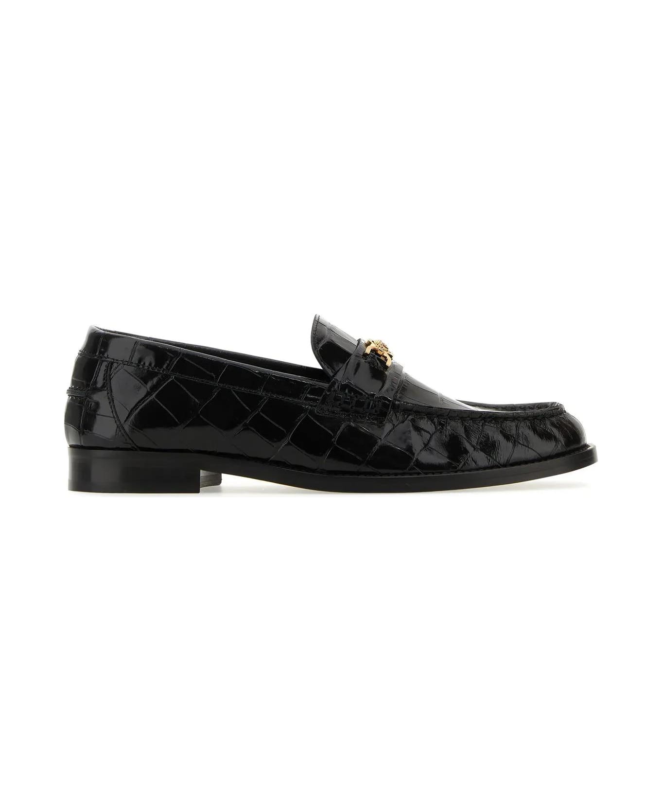 Versace 20mm Calf Leather Loafers | italist