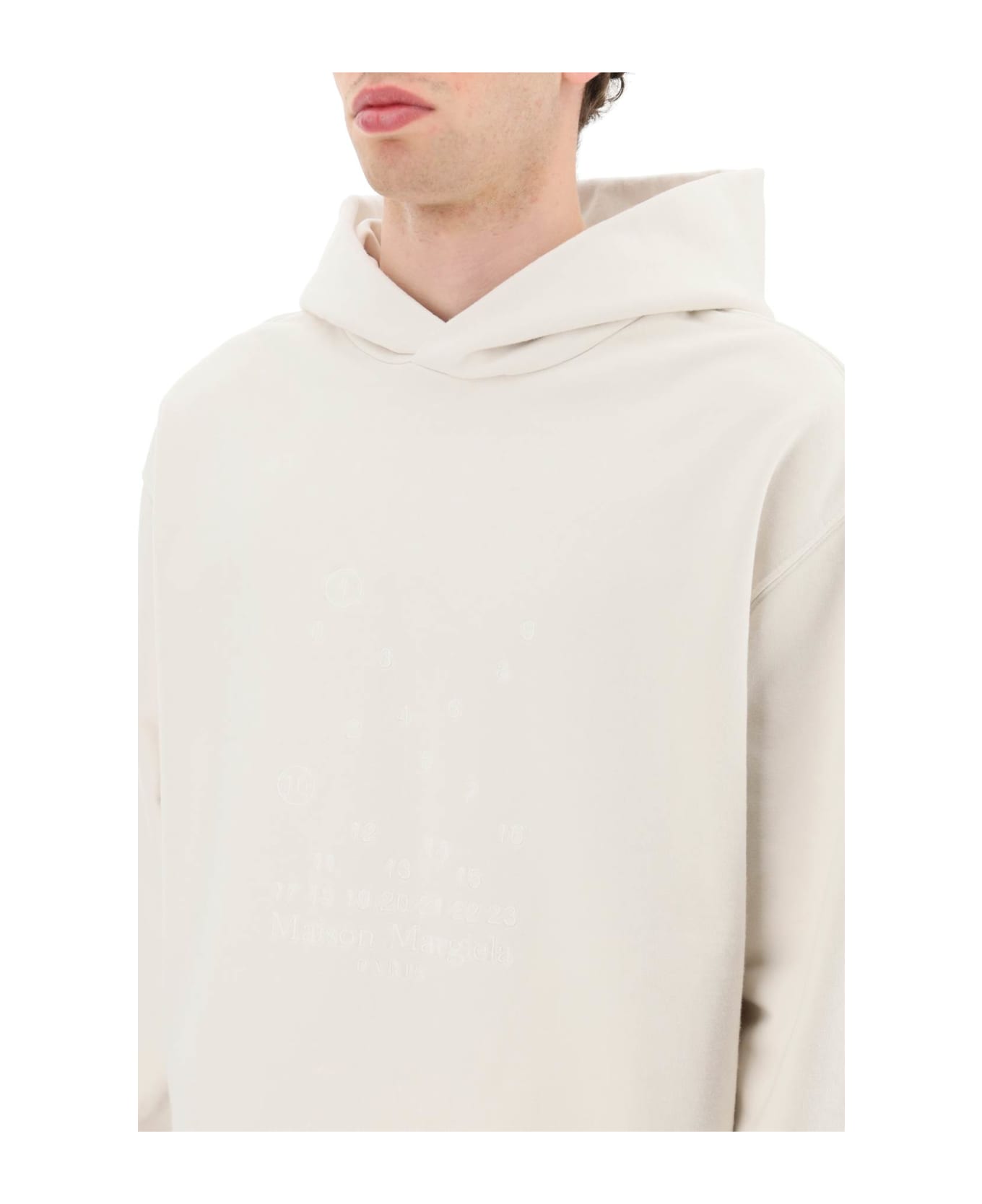 Maison Margiela Numbers Logo Hoodie | italist