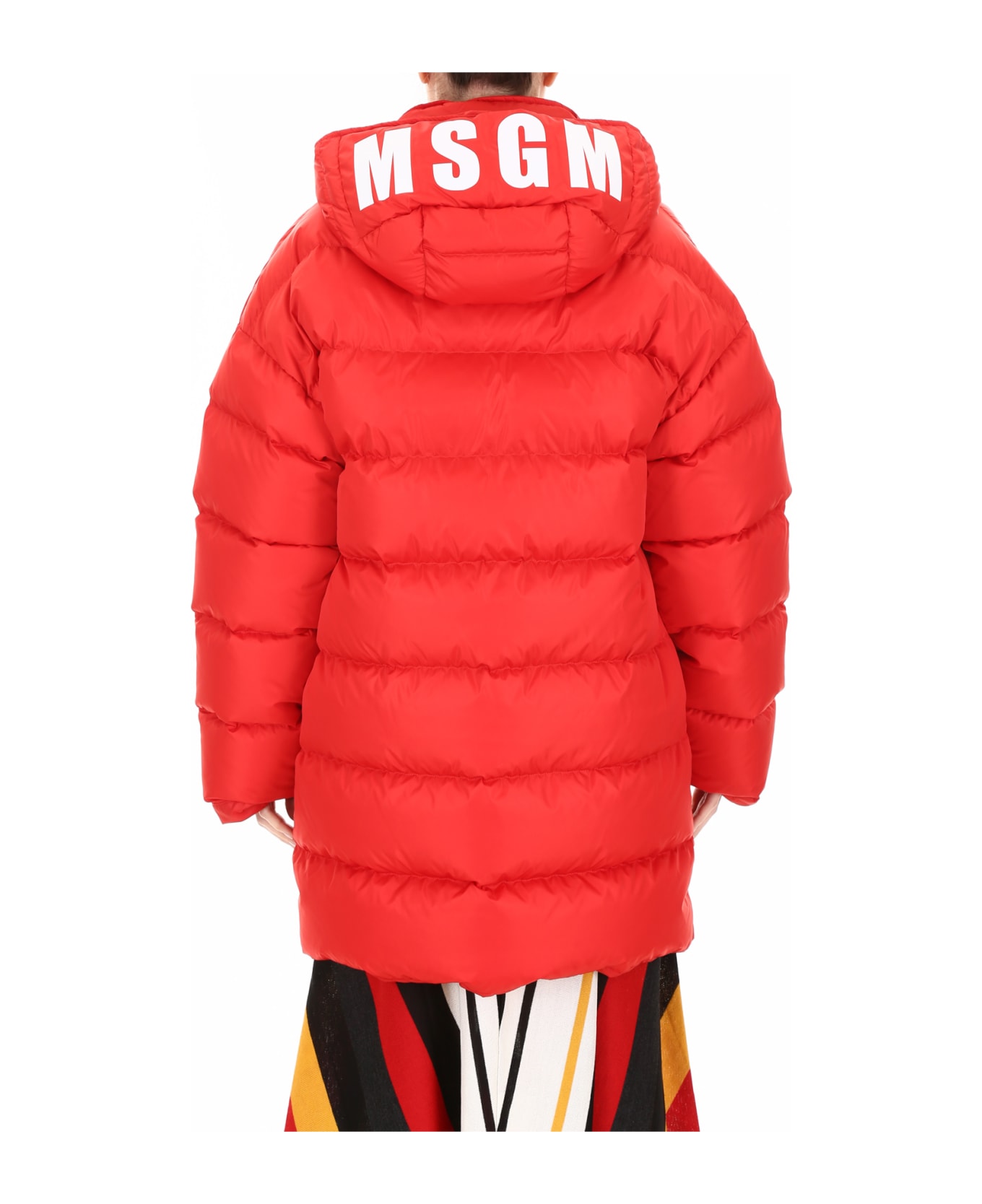MSGM Logo Puffer Jacket | italist