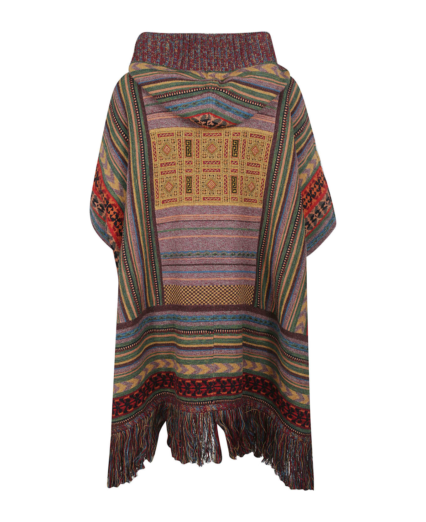 Etro Aztec Pattern Poncho | italist
