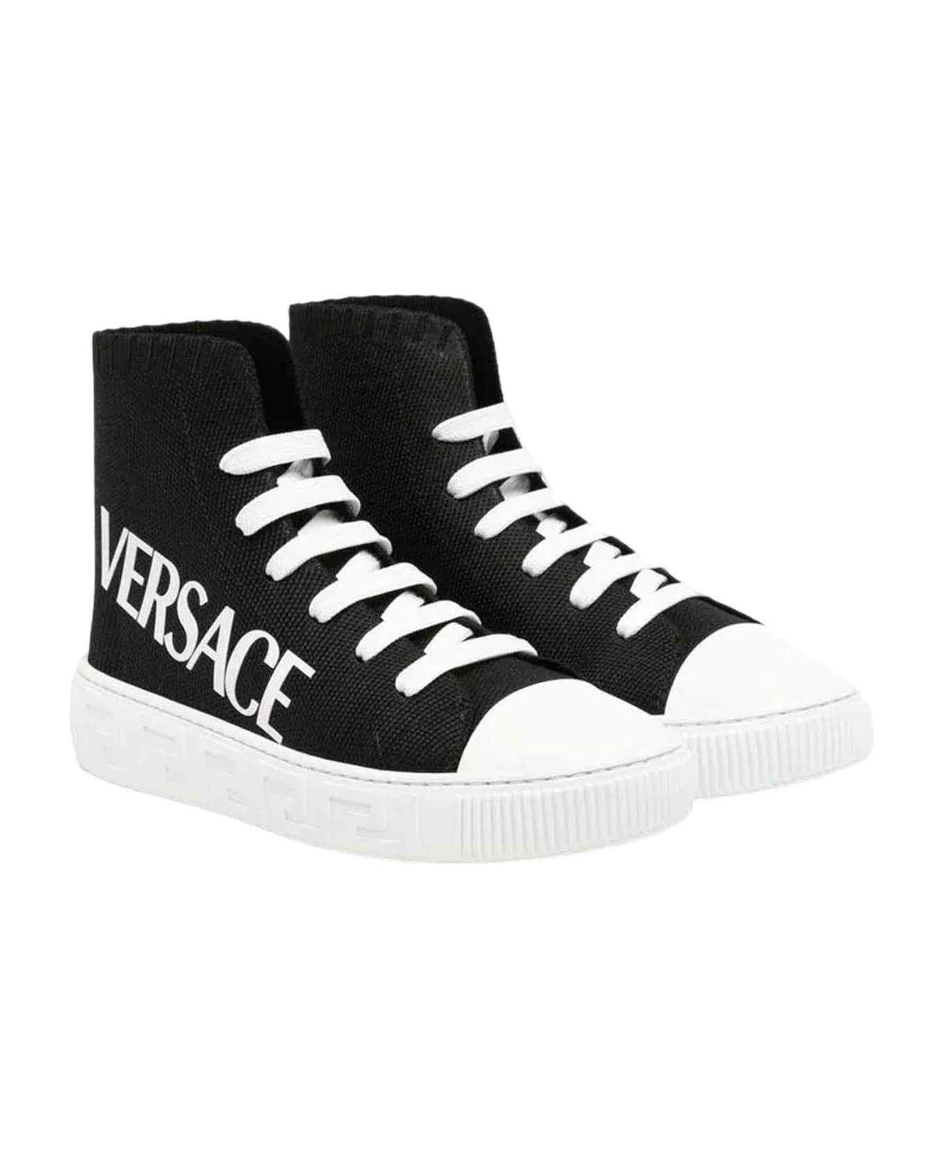 Versace Black Shoes Unisex Kids | italist