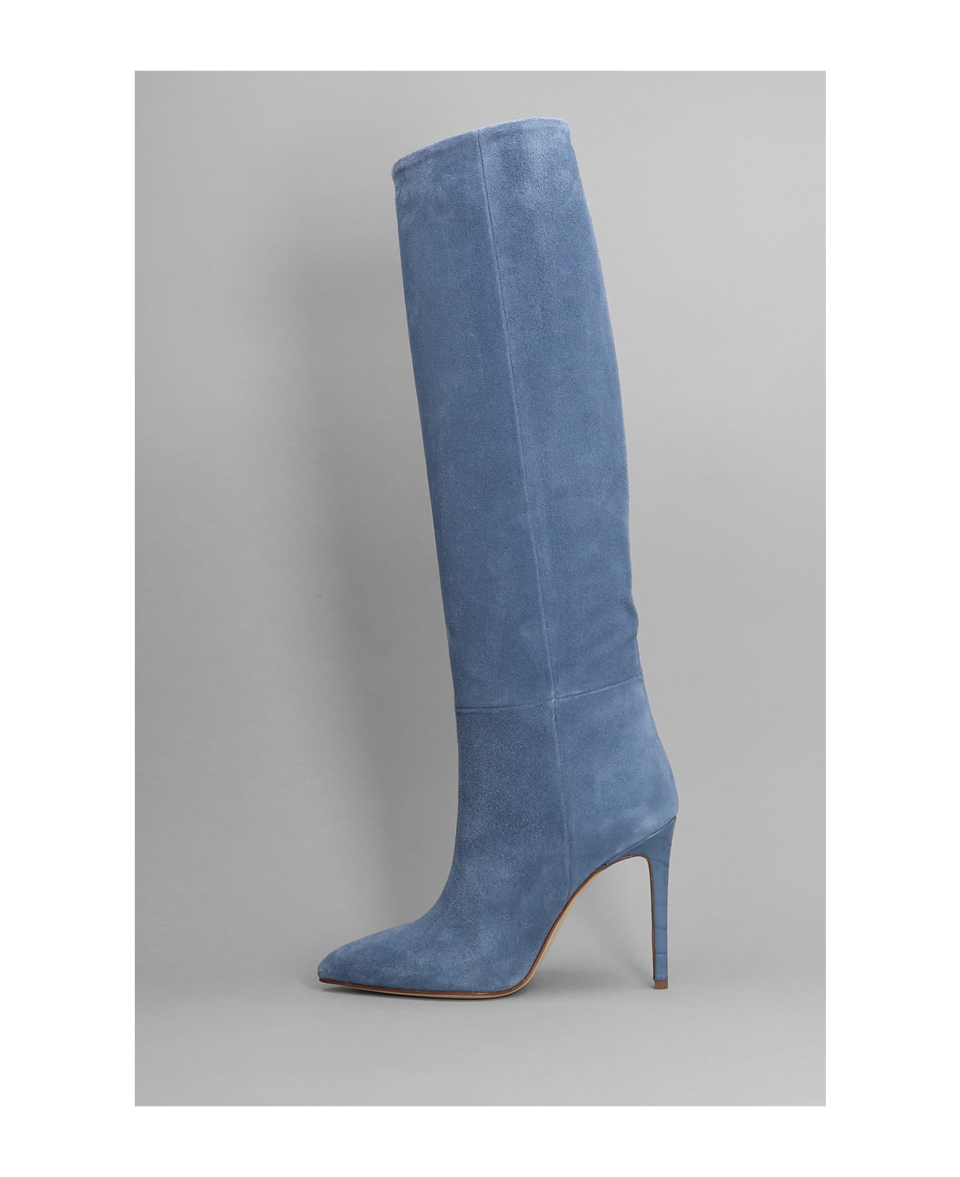Paris Texas High Heels Boots In Cyan Suede | italist, ALWAYS LIKE A SALE