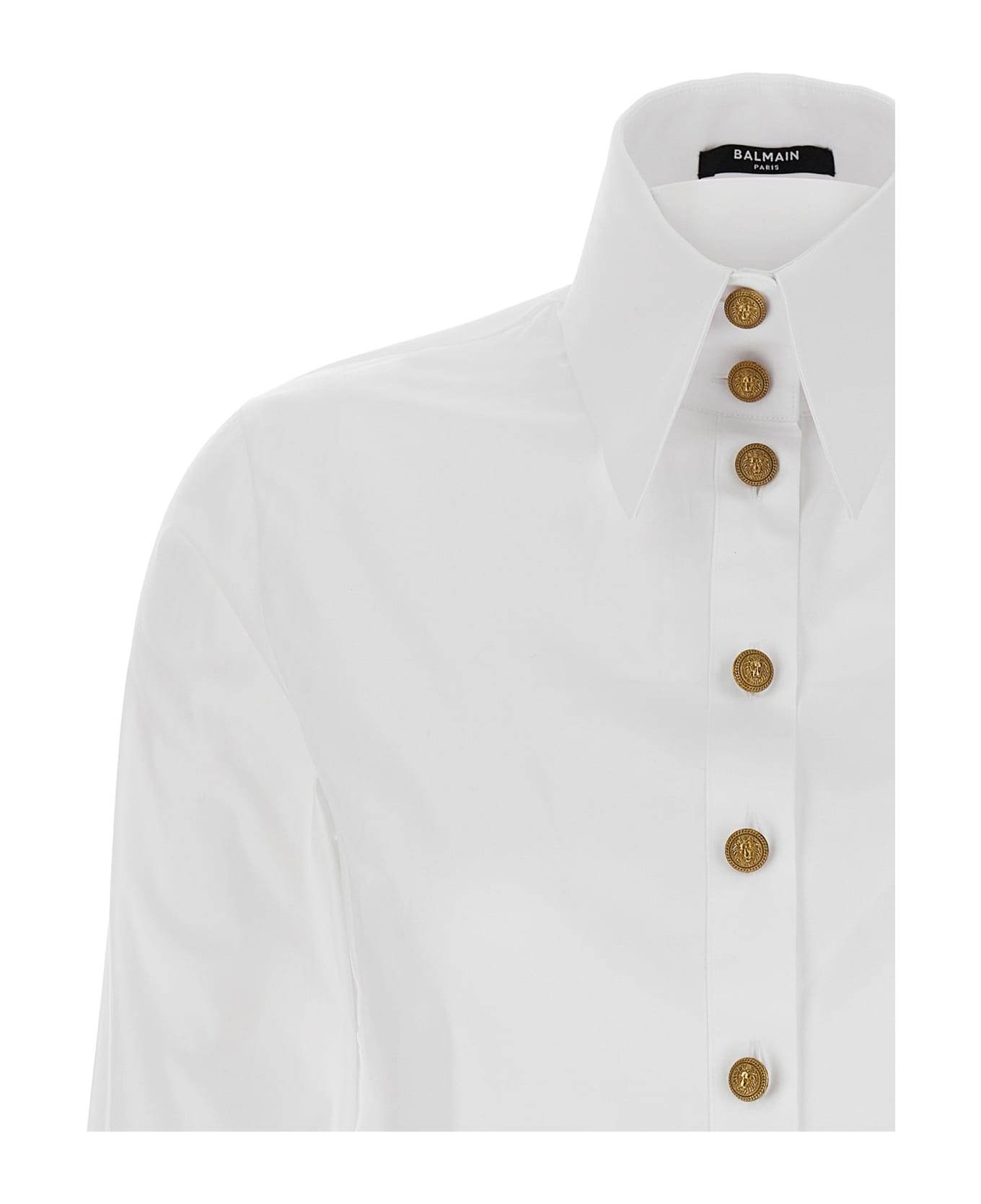 Balmain Logo Button Shirt | italist