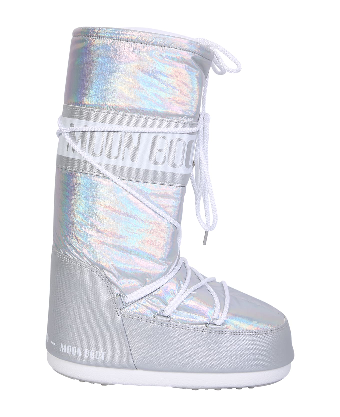Moon Boot Silver Icon Metallic Boots | italist