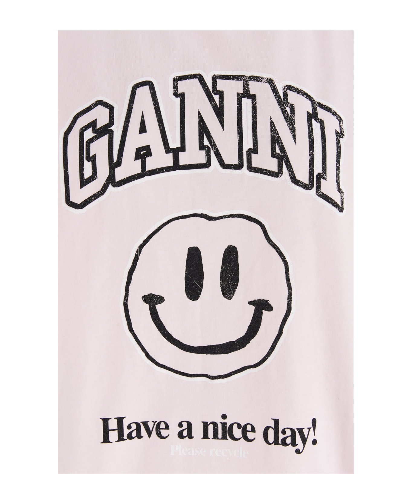 Ganni 'smiley' T-shirt | italist