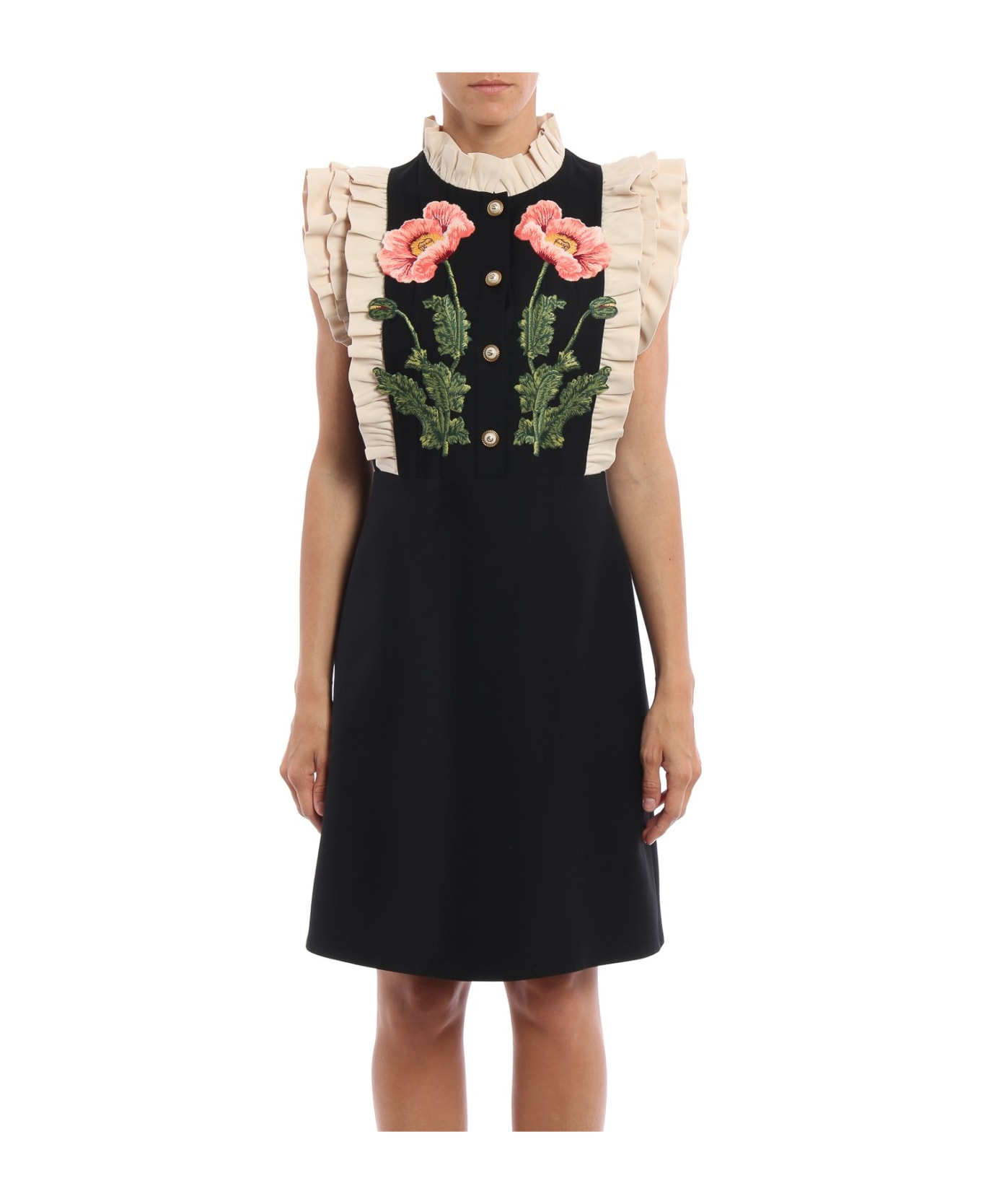 Gucci Floral Embroidered Dress | italist