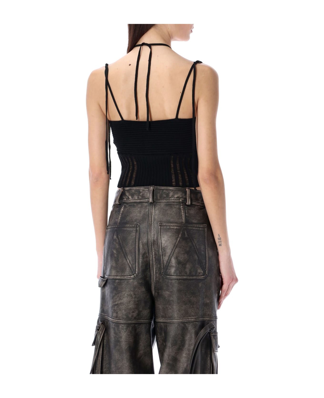 ANDREĀDAMO Floating Rib Corset With Spiral Details | italist, ALWAYS ...