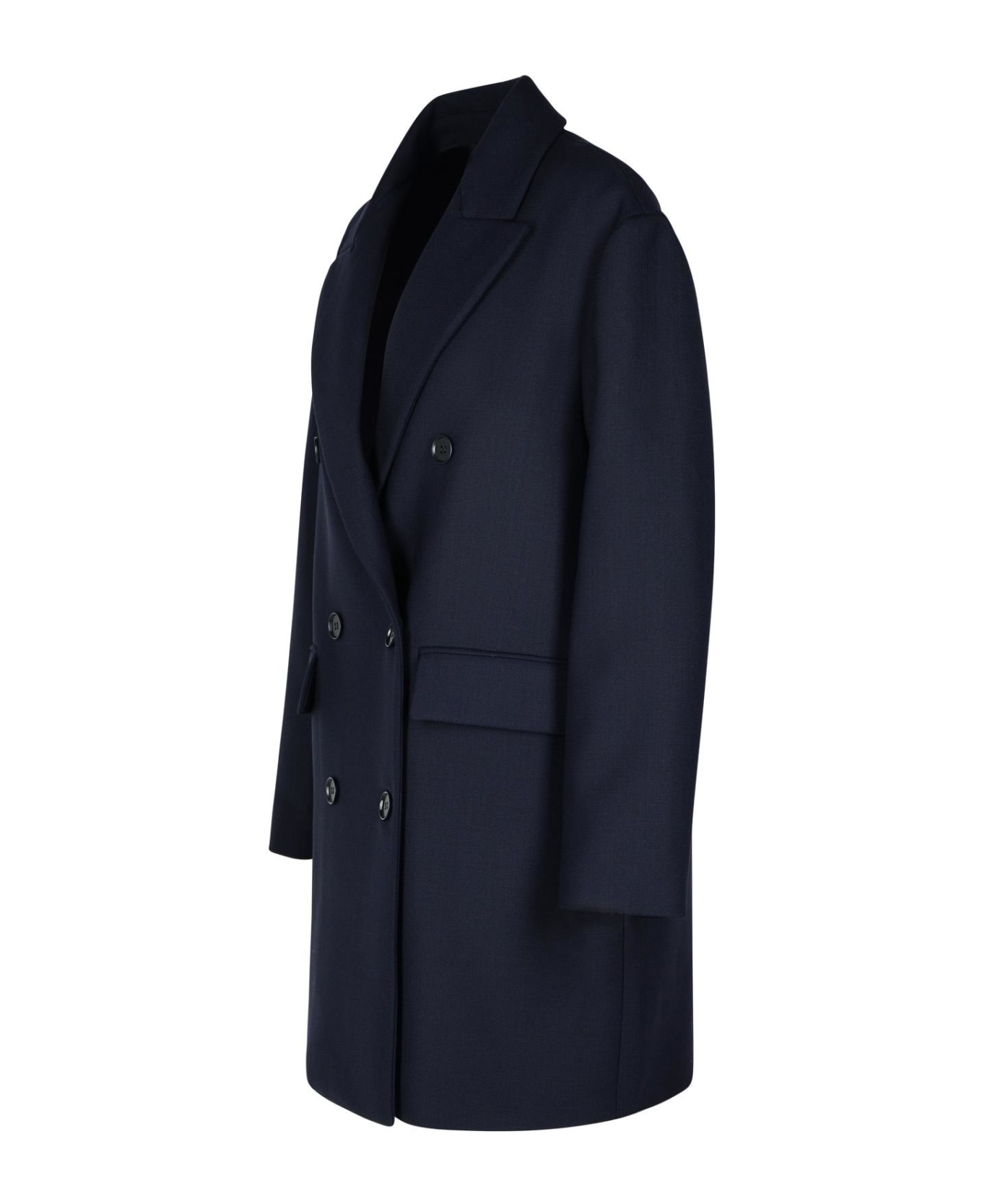 Parosh 'paffuto' Blue Wool Blend Dress | italist