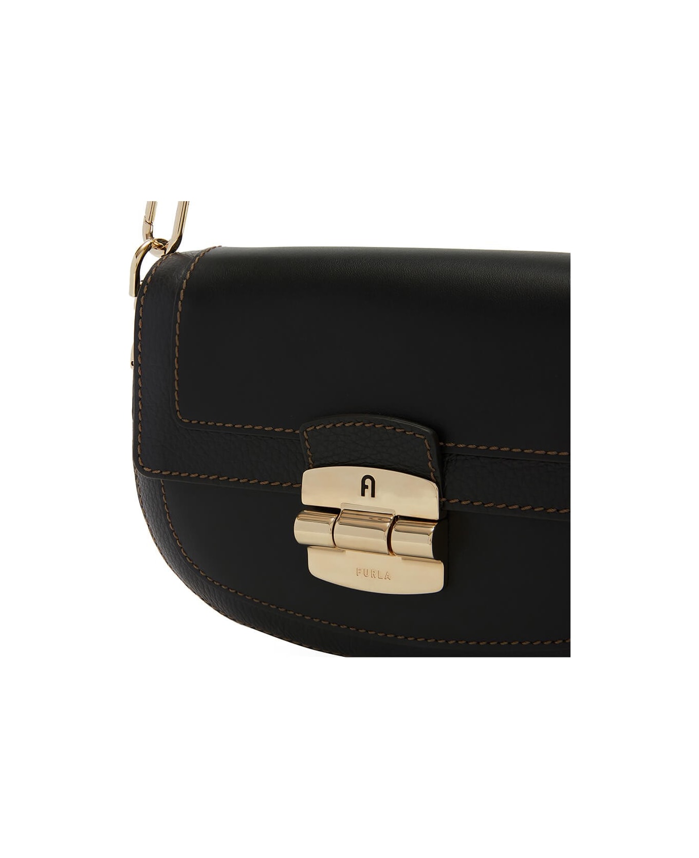 Furla Club 2 S Black Crossbody Bag | italist