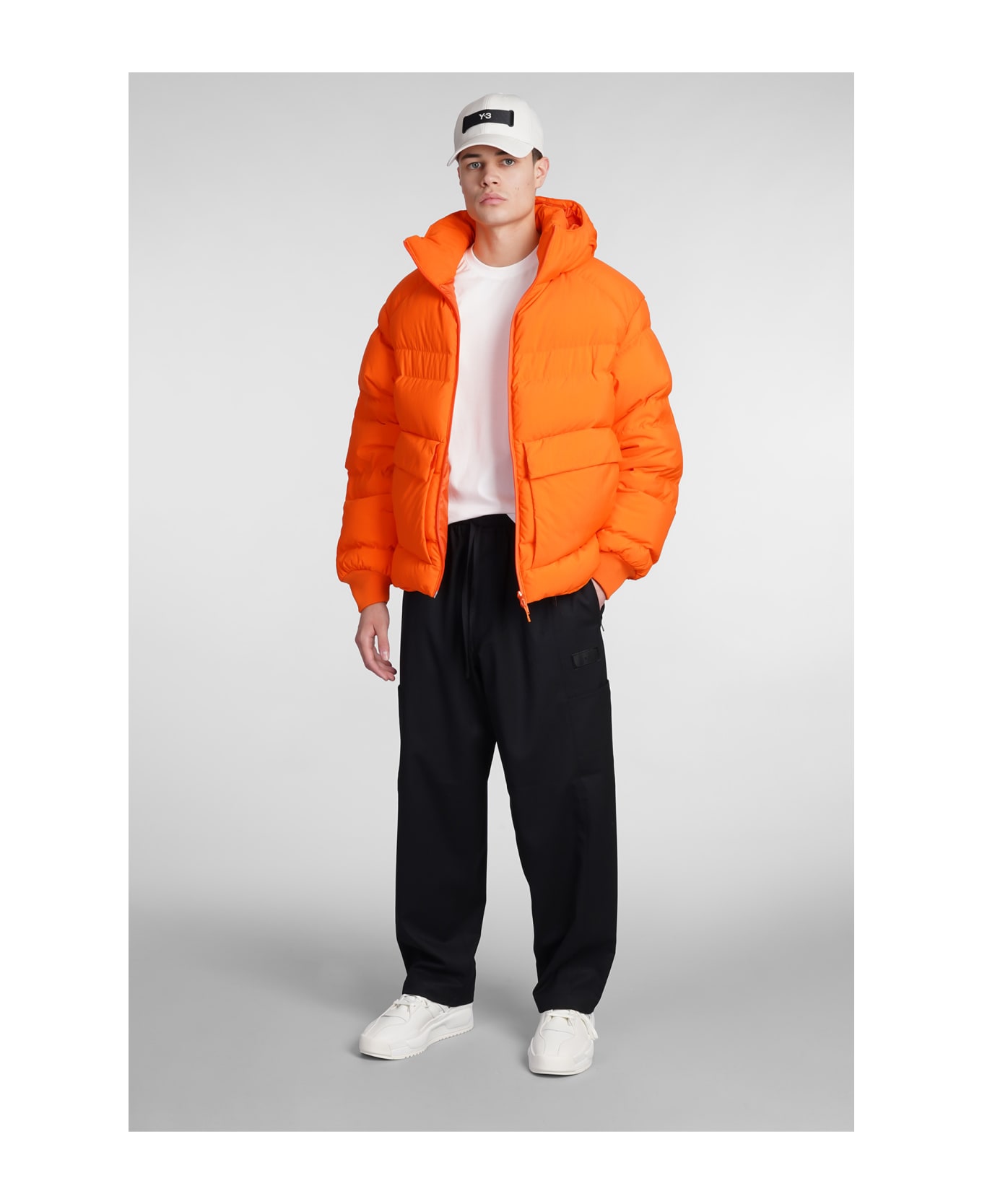Y-3 Puffer In Orange Polyamide | italist