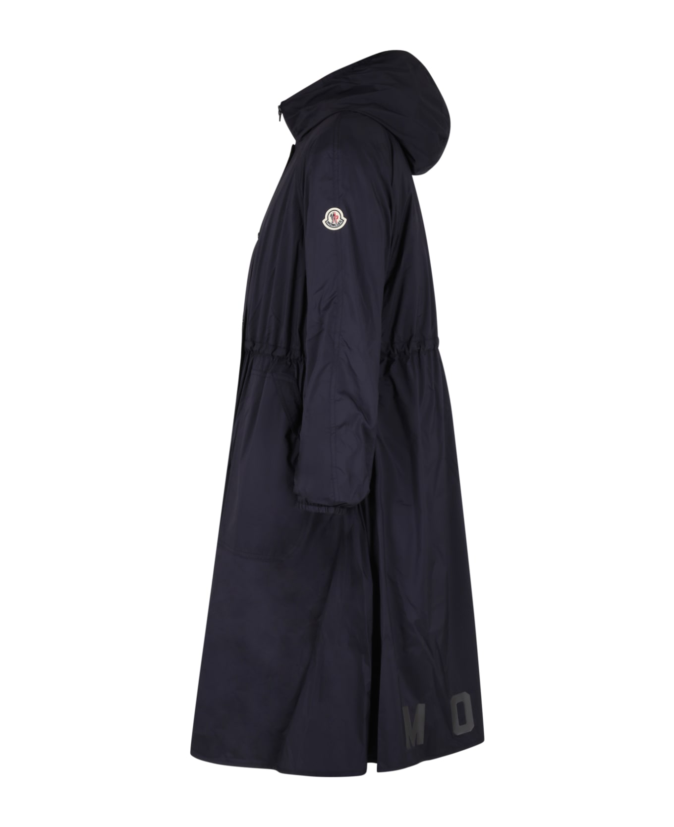 Moncler Blue 'lins' Raincoat For Kids With Logo Patch | italist, ALWAYS ...