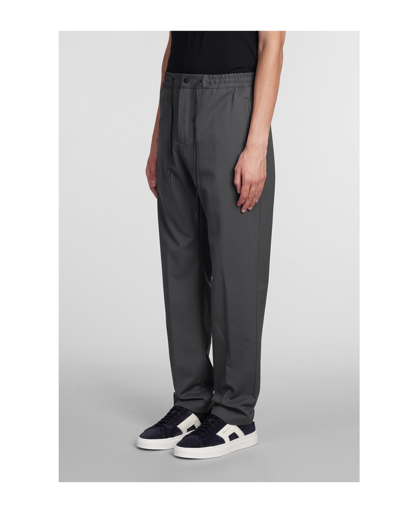 PT01 Pants In Grey Wool | italist