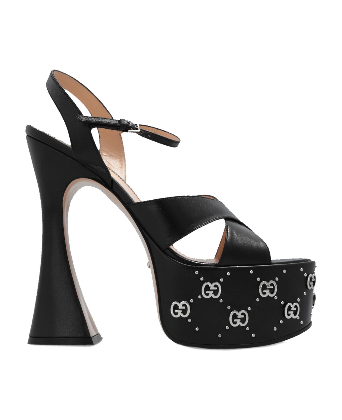 Gucci Leather Platform Sandals | italist