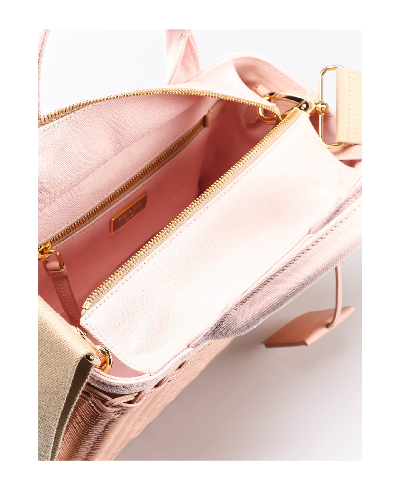 Prada Boxy Rattan Tote | italist