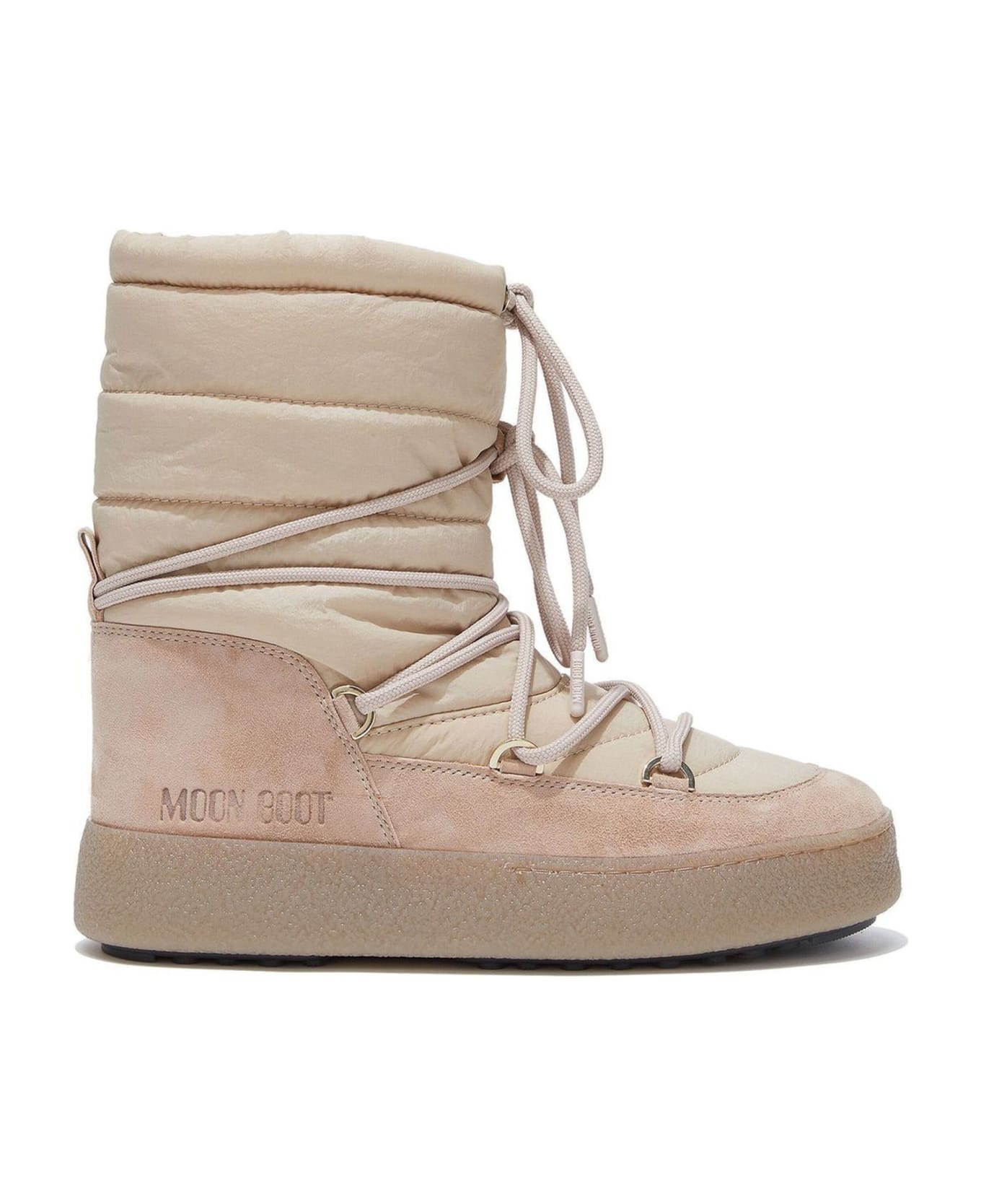 Moon Boot Ltrack Pale-pink Nylon Boots | italist