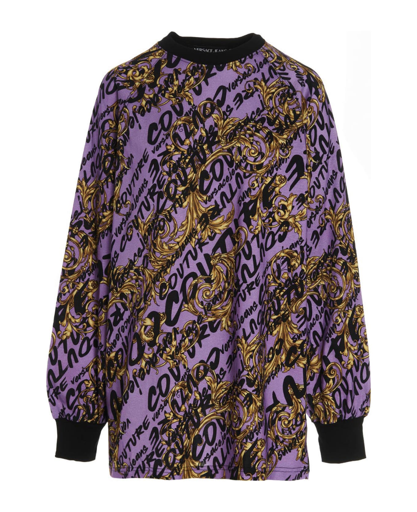 Versace Jeans Couture 'logo Brush' Sweatshirt | italist, ALWAYS LIKE A SALE