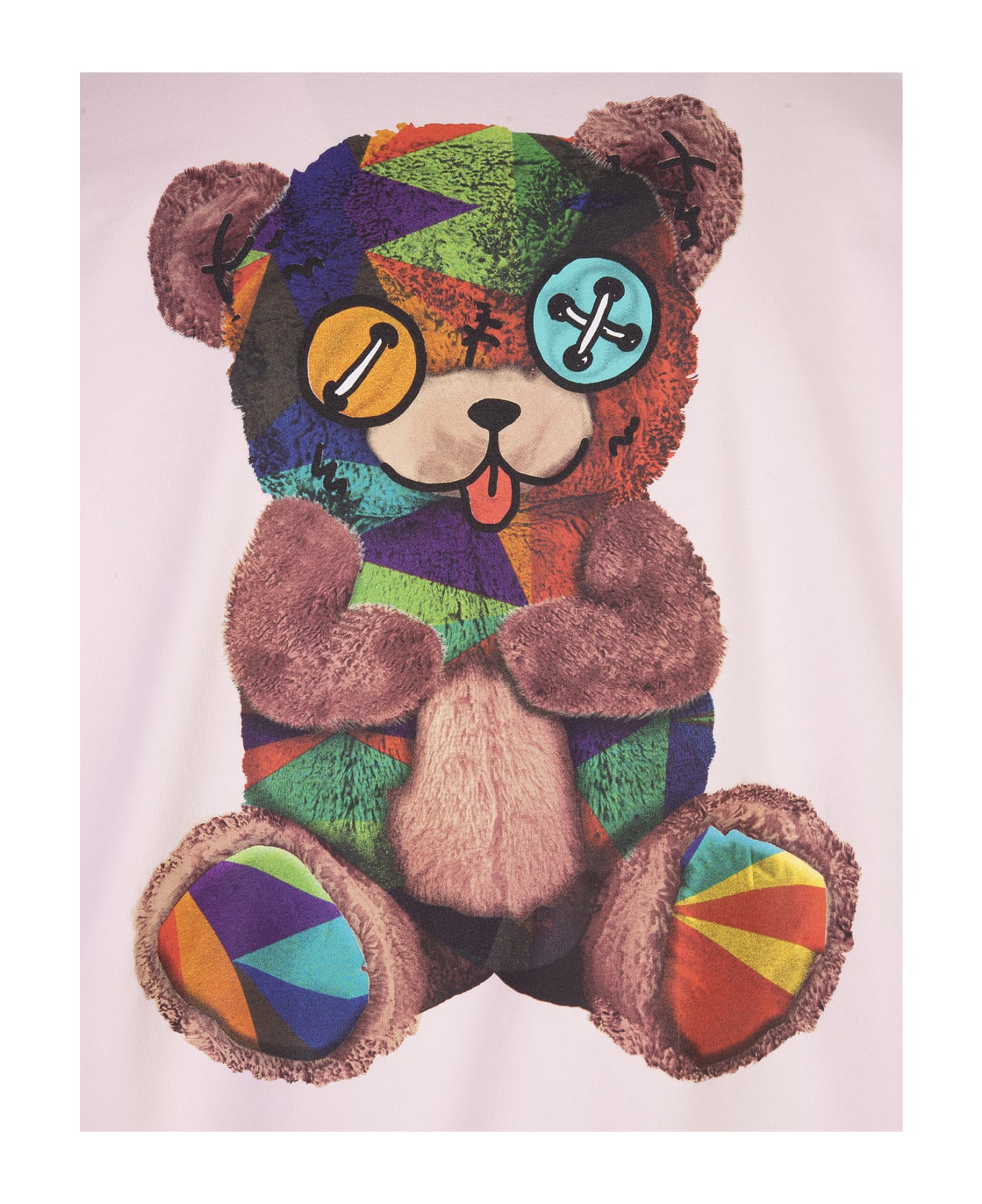 Barrow Pink Hoodie With Graffiti Logo | italist