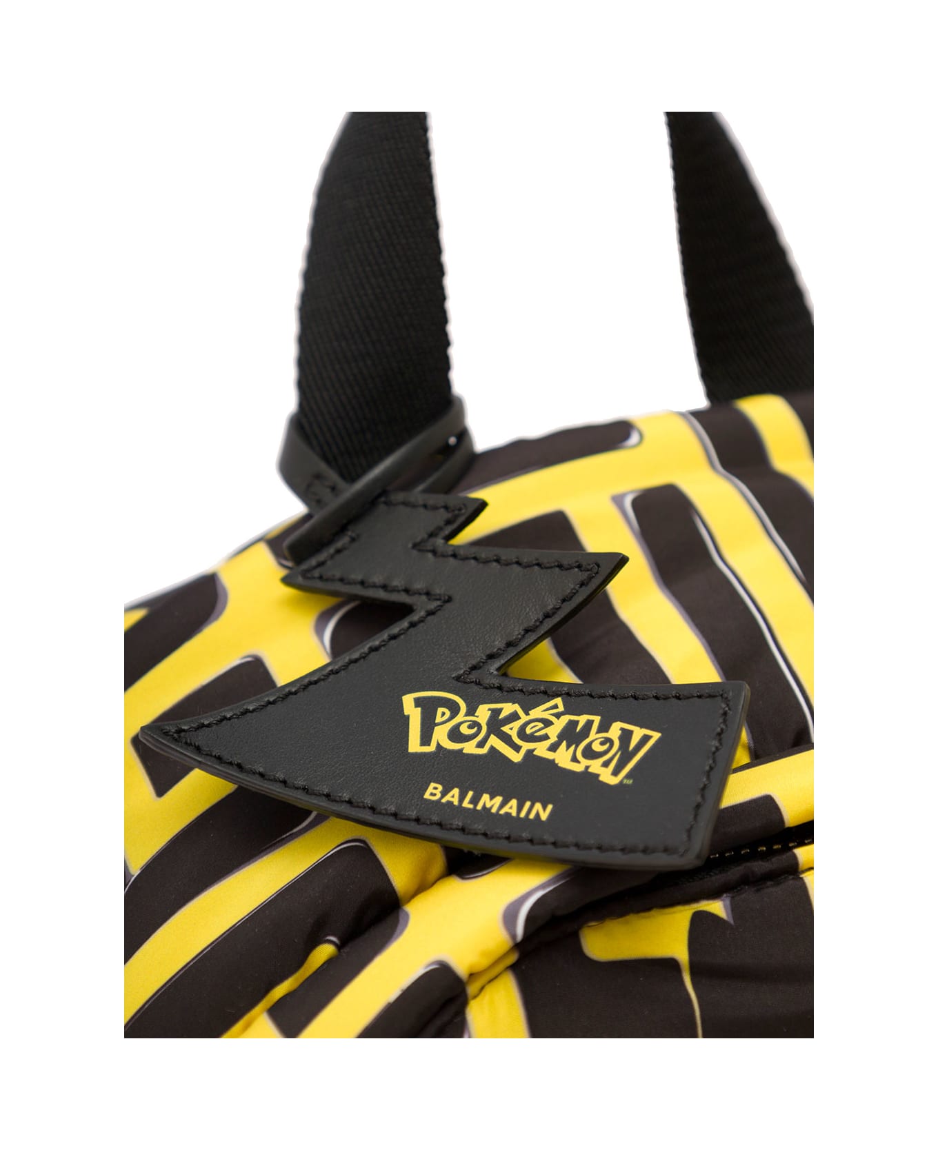 Yellow Pokémon Back Pack In Tech Canvas With Printed Pikachu, Pattern ...
