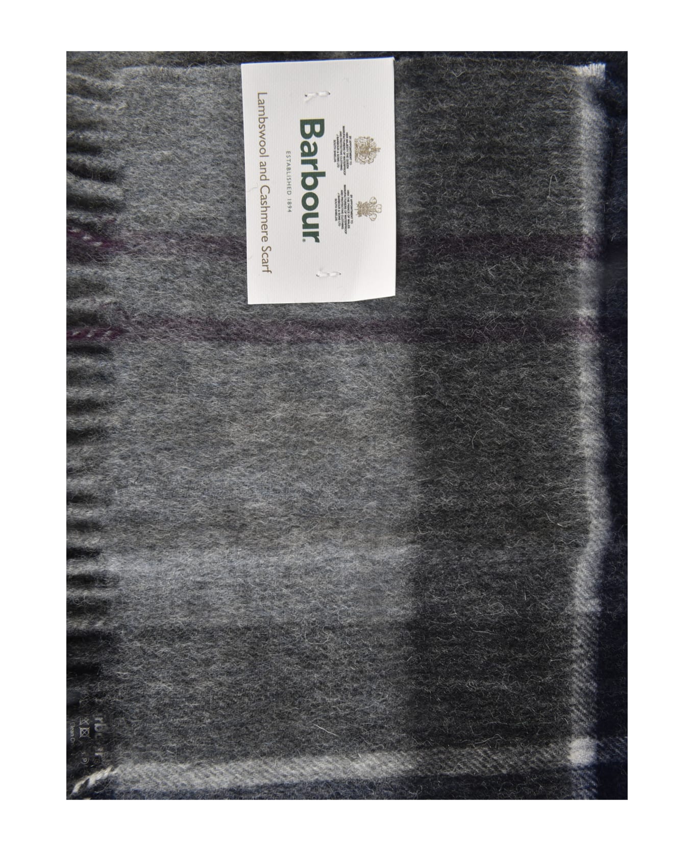 Barbour Check Fringed Scarf | italist