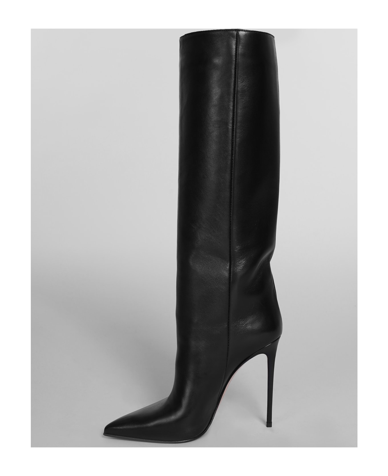 Le Silla Eva 120 High Heels Boots In Black Leather | italist, ALWAYS ...