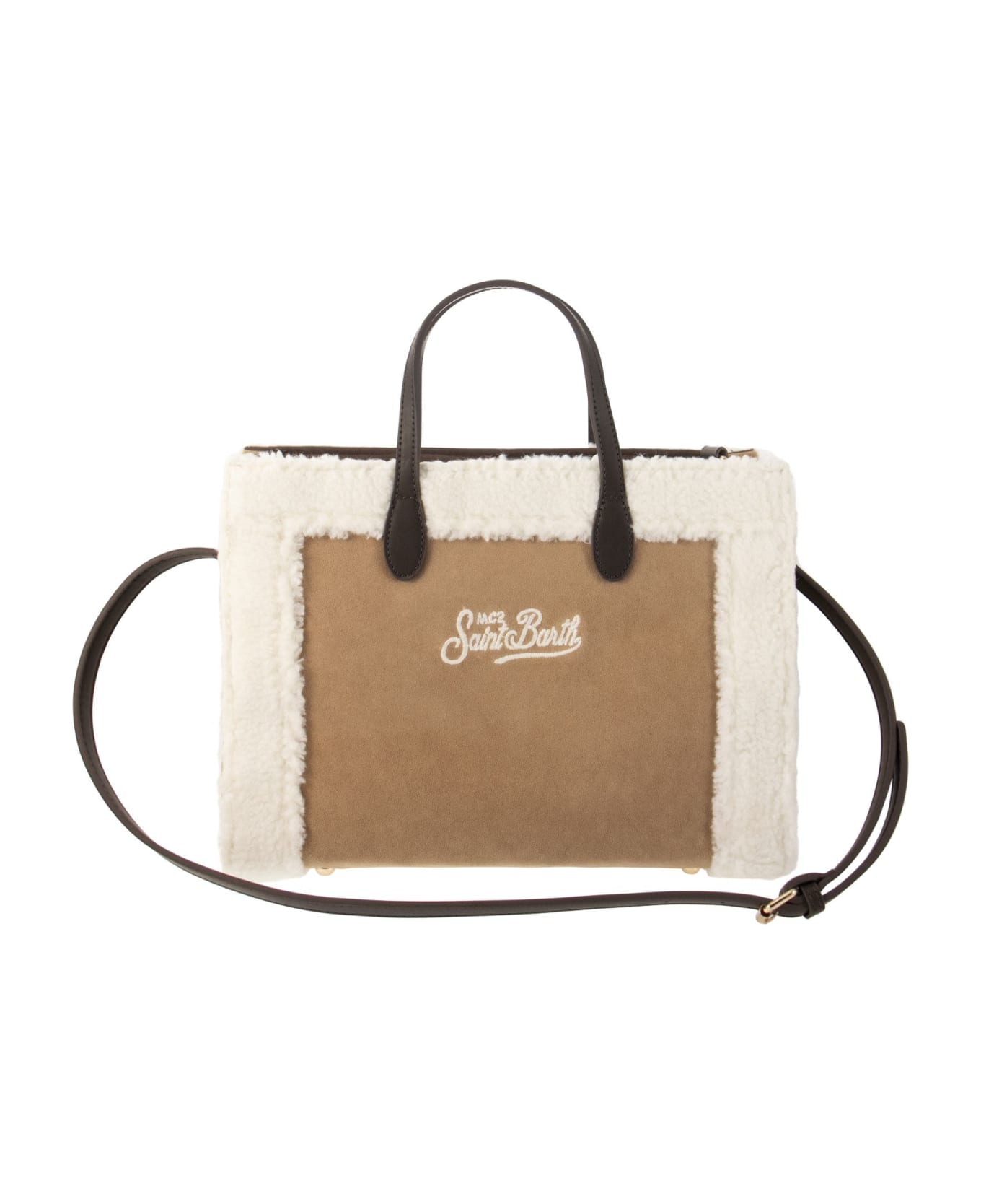 MC2 Saint Barth Suede-effect Sherpa Bag | italist