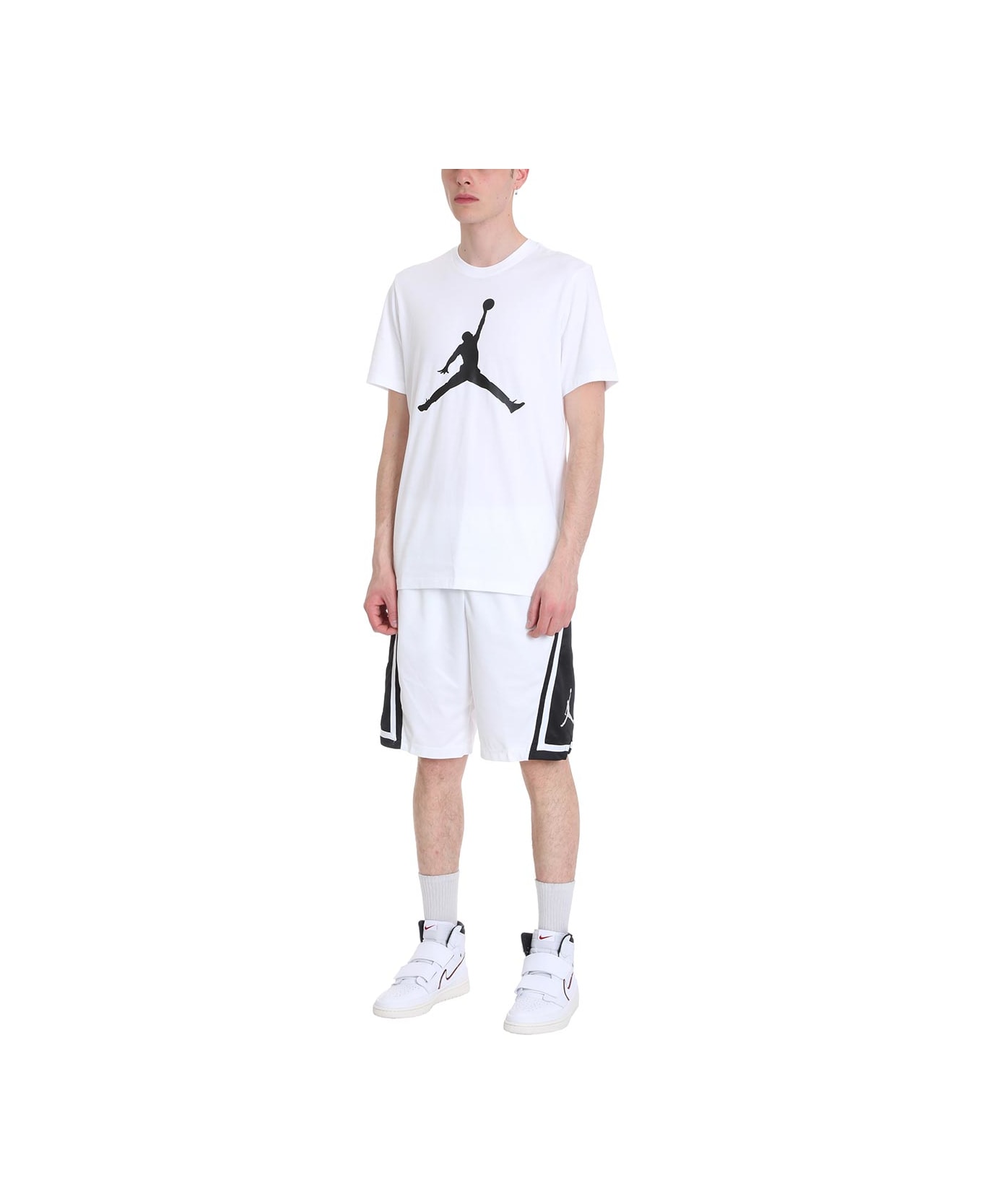 Nike Drift Fit White Nylon And Cotton Shorts | italist, ALWAYS LIKE A SALE
