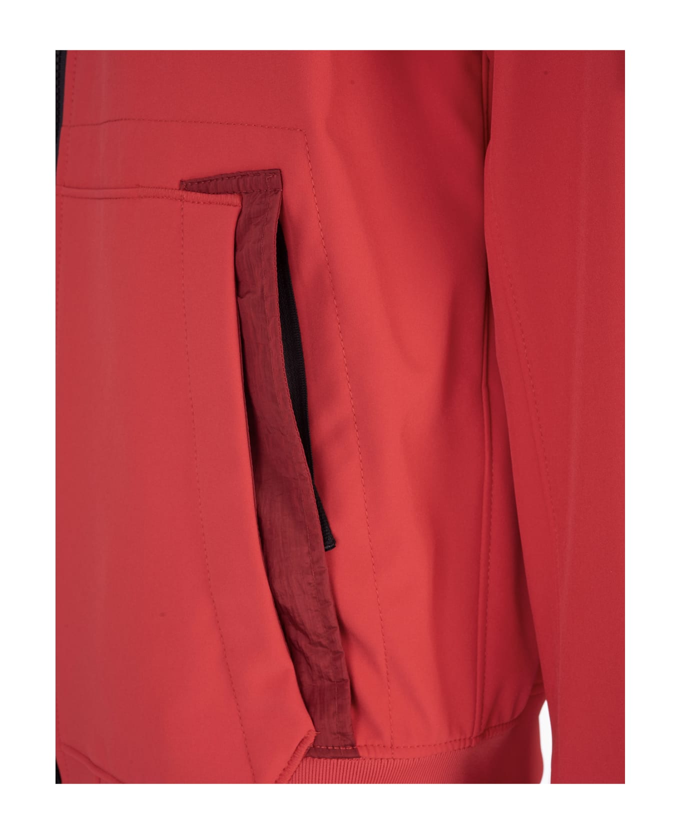 Stone Island Man Red Soft Shell-r_e.dye® Technology Jacket | italist ...