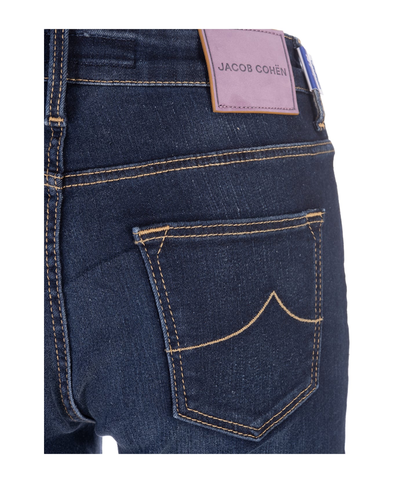 Jacob Cohen Woman Gilda Skinny Fit Jeans In Dark Blue Denim | italist ...