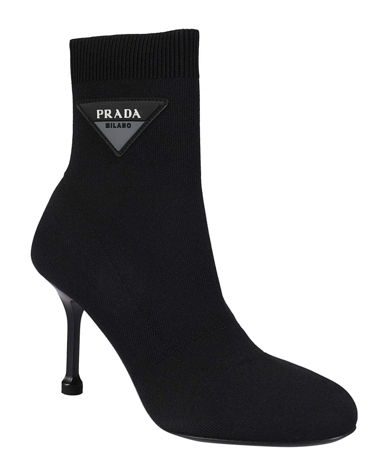 Prada Logo Sock Ankle Boots | italist