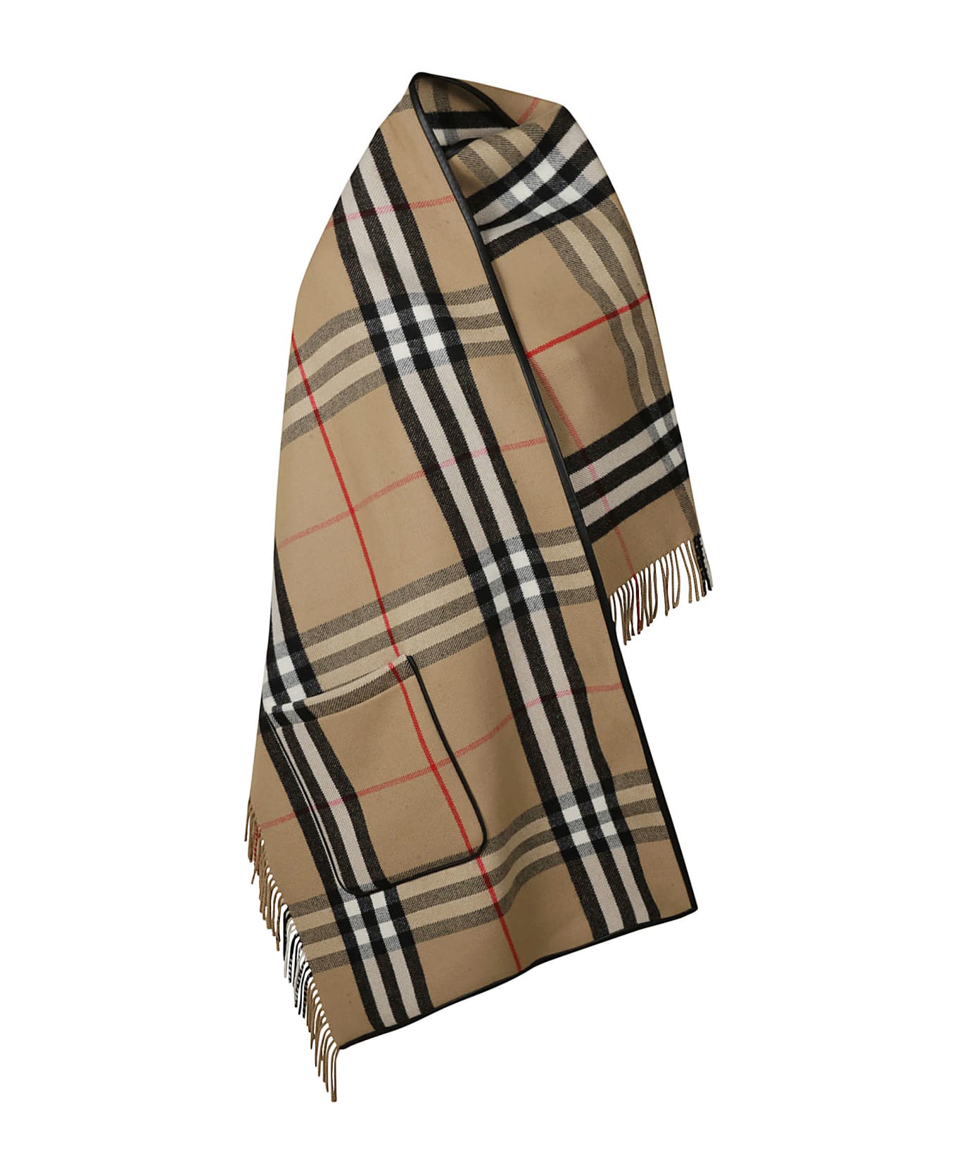 Burberry Giant Check Helen Pocket Cape | italist