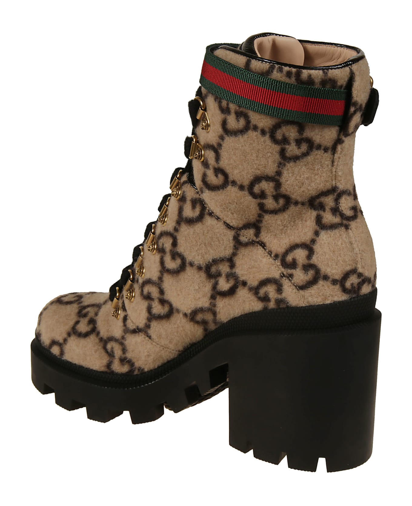 Gucci Gg Lace-up Boots | italist