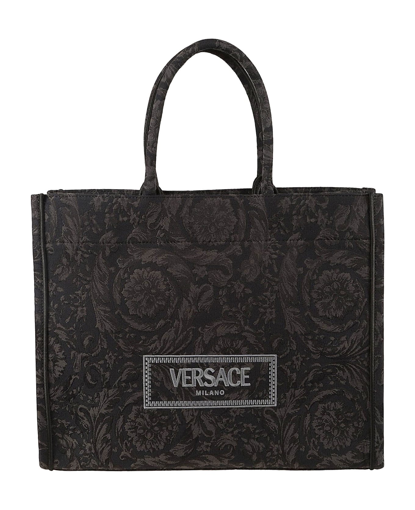 Versace Logo Patch Tote | italist