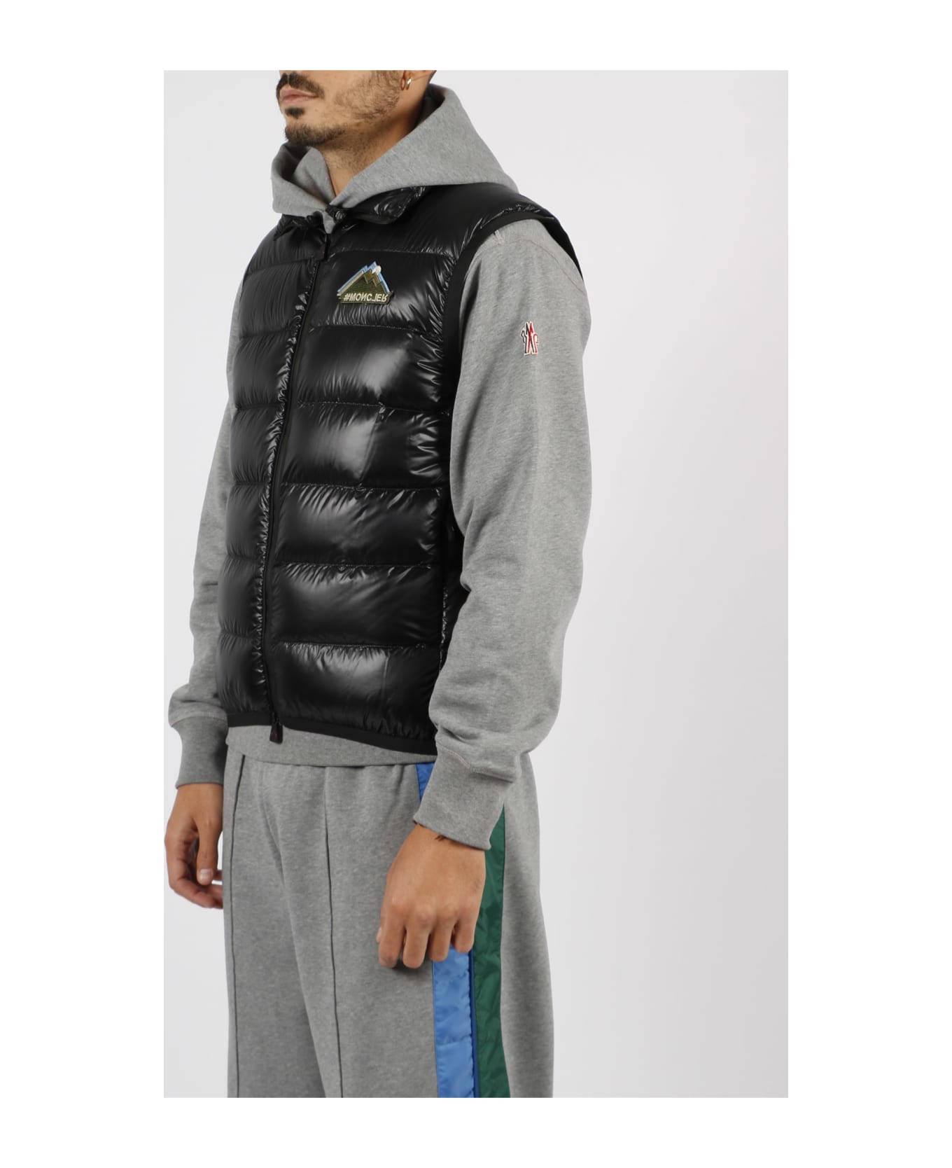 Moncler Grenoble Mountain Logo Down Vest | italist