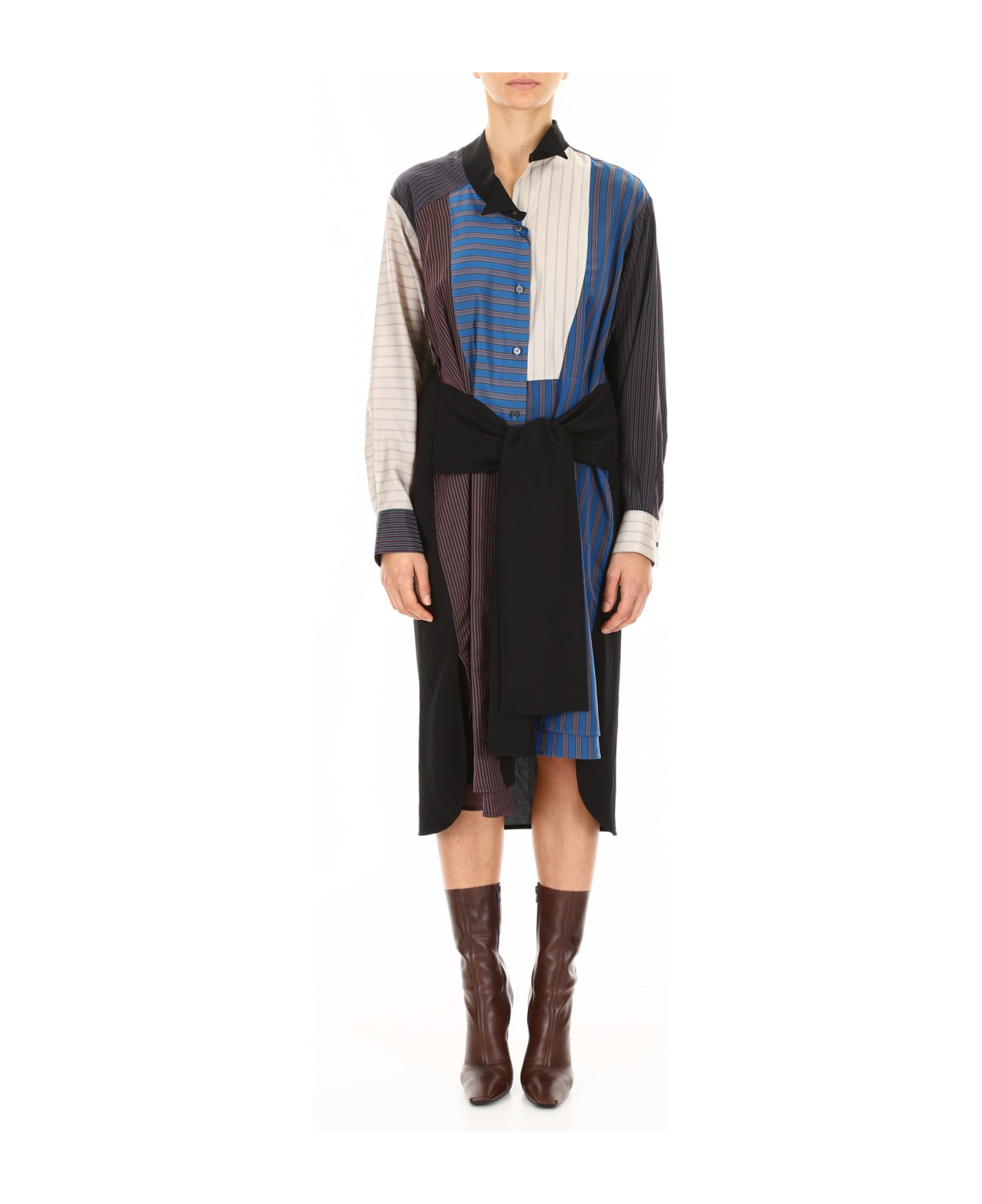 Loewe Striped Patchwork Dress | italist
