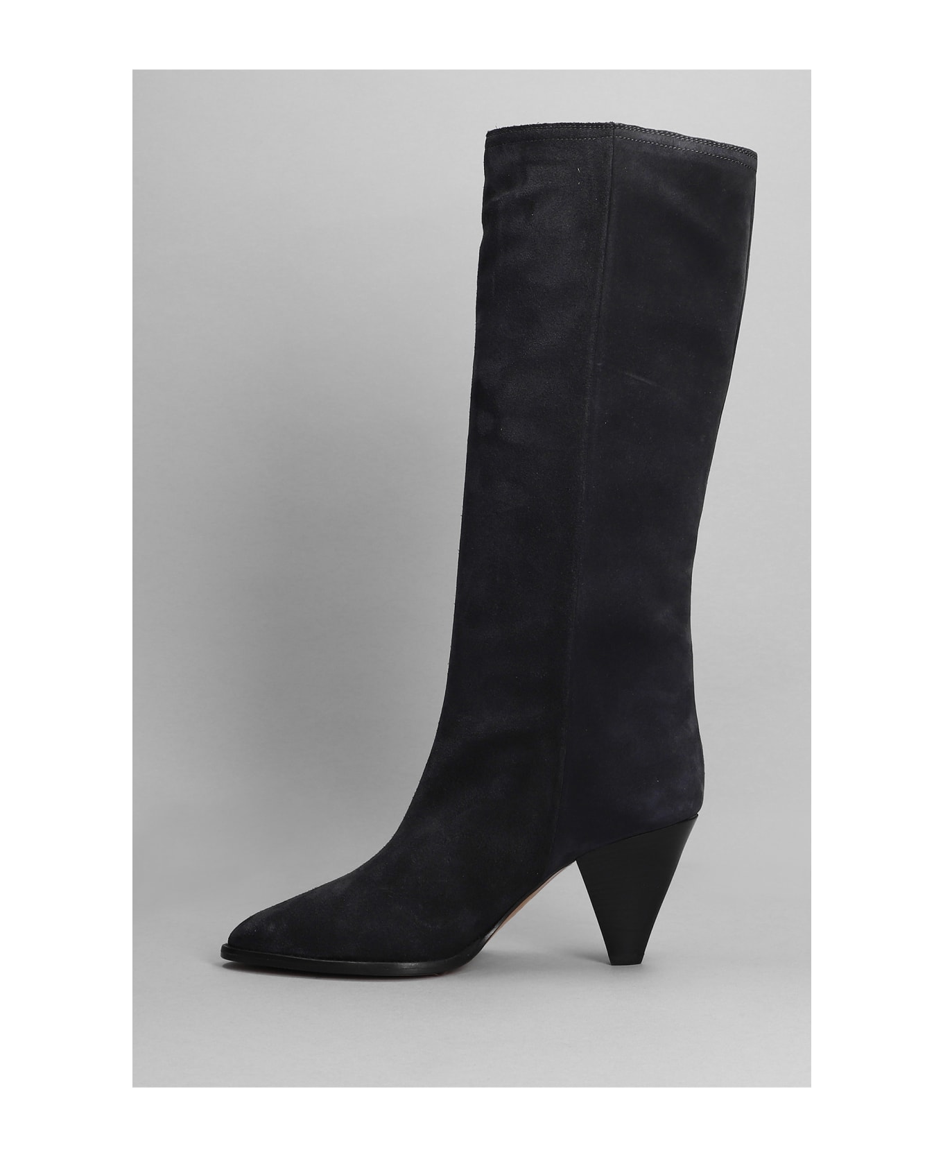 Isabel Marant Rouxy High Heels Boots In Black Suede | italist, ALWAYS ...