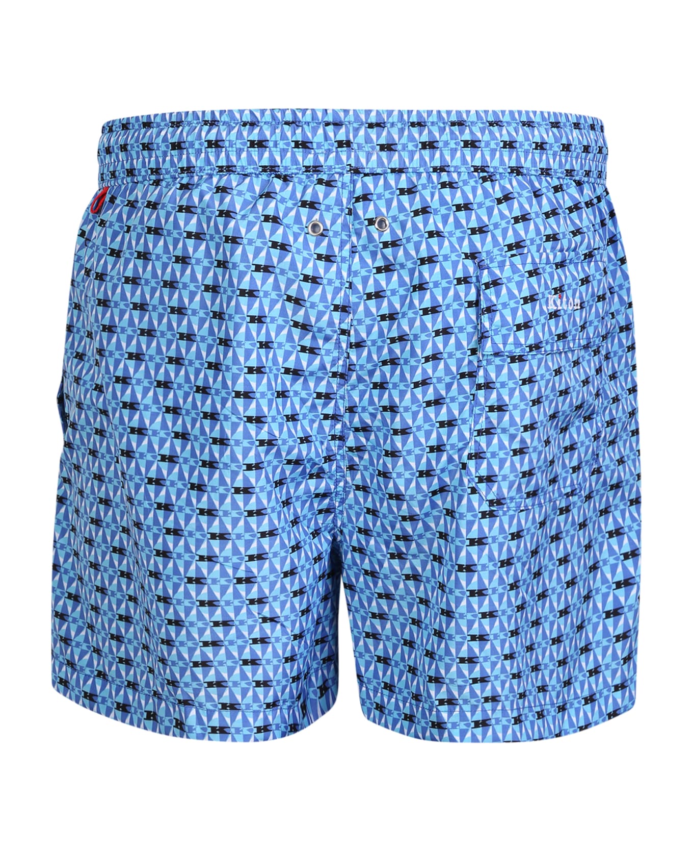 Kiton Logo Print Swim-shorts | italist