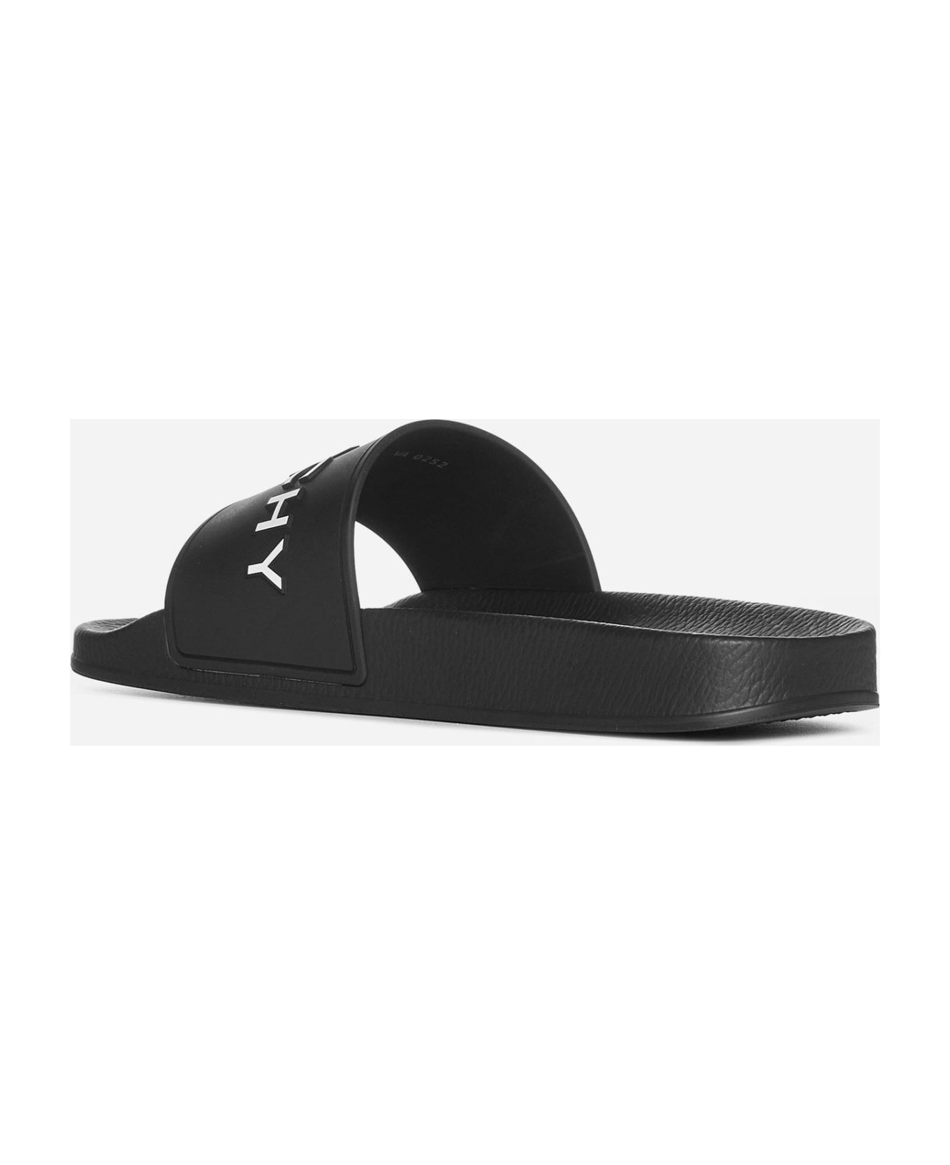 Givenchy Logo Rubber Flat Slides | italist