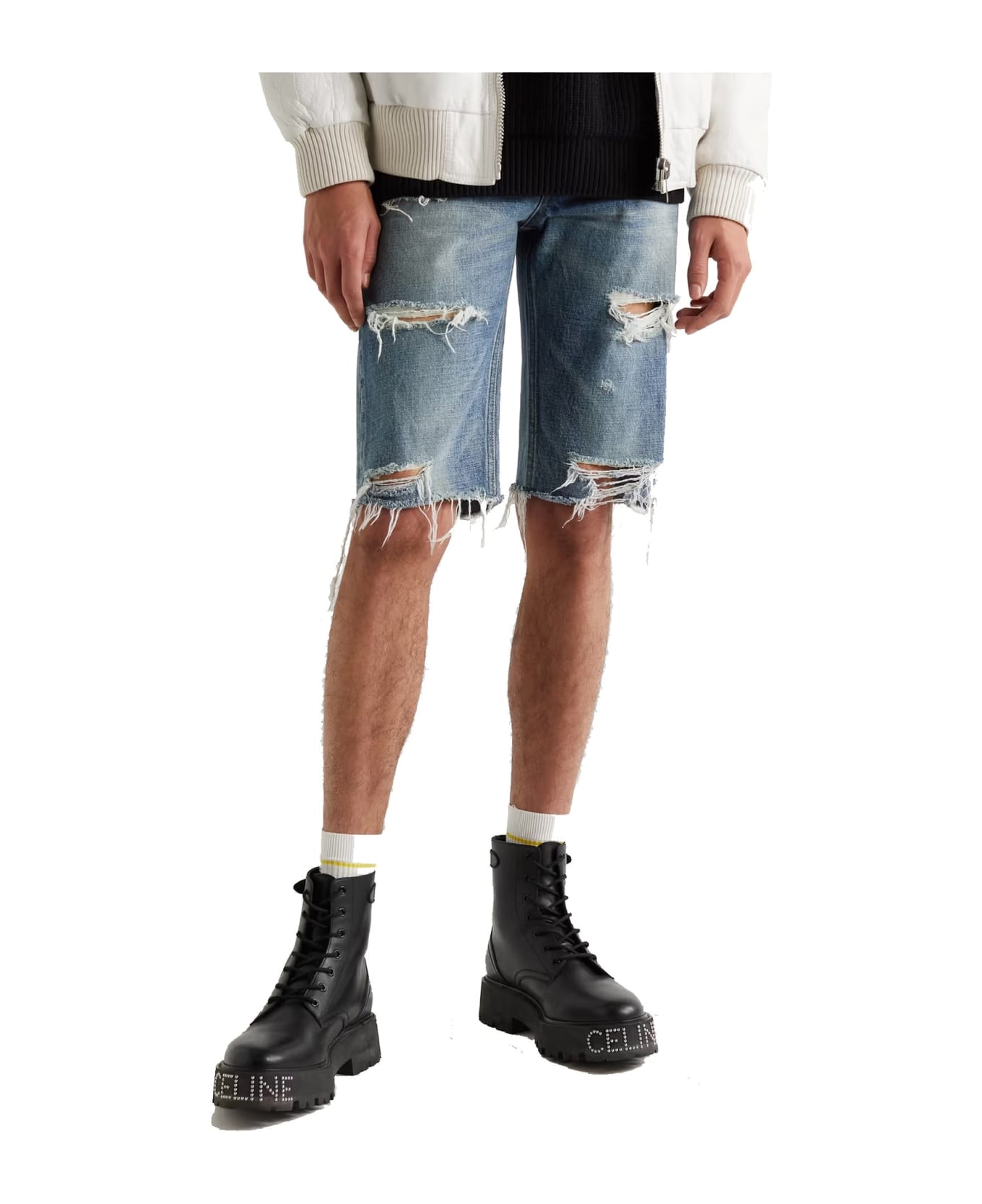 Celine Céline Kurt Denim Shorts | italist