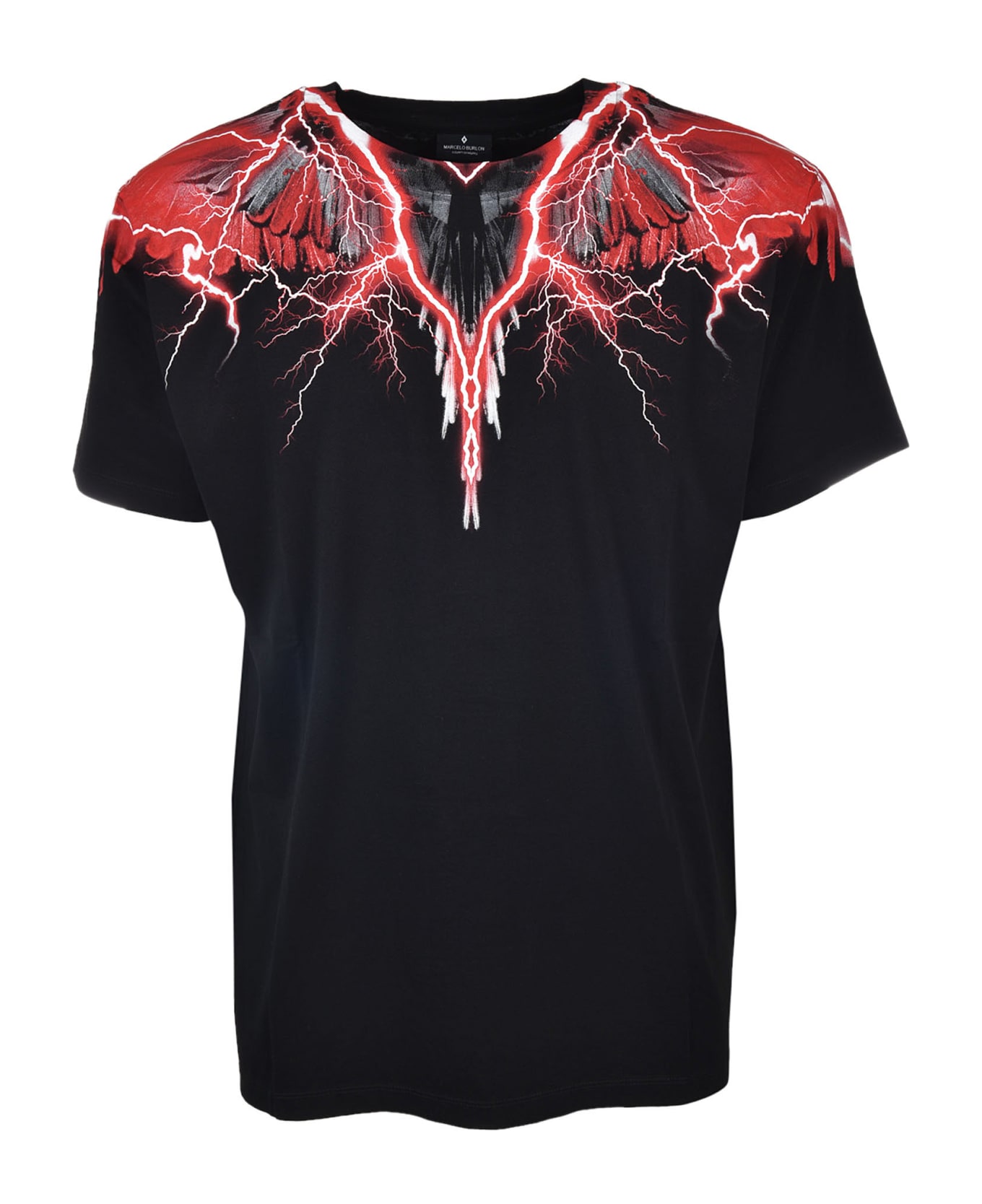 Marcelo Burlon Lightning Print T-shirt | italist