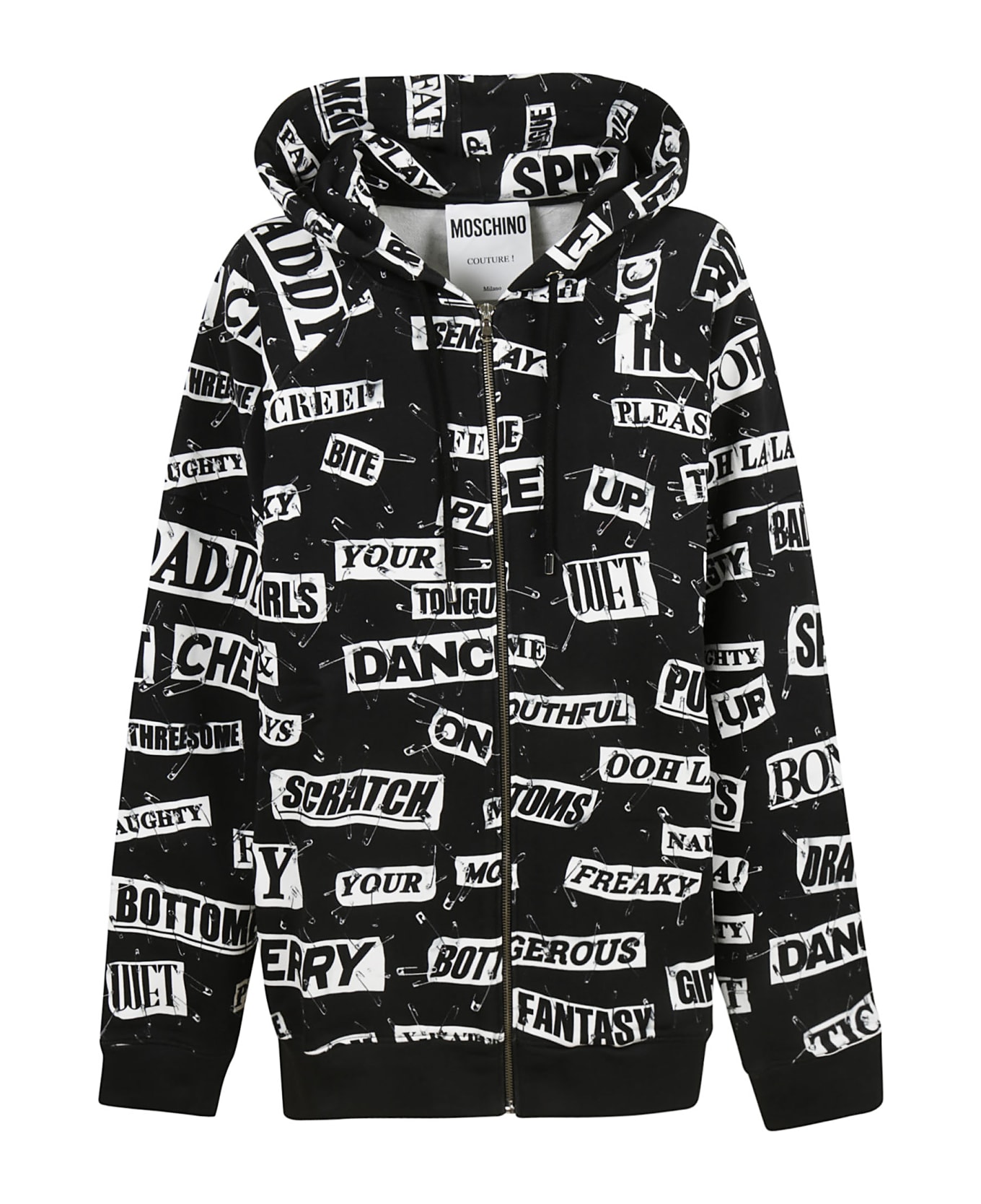 Moschino Word Print Hoodie | italist