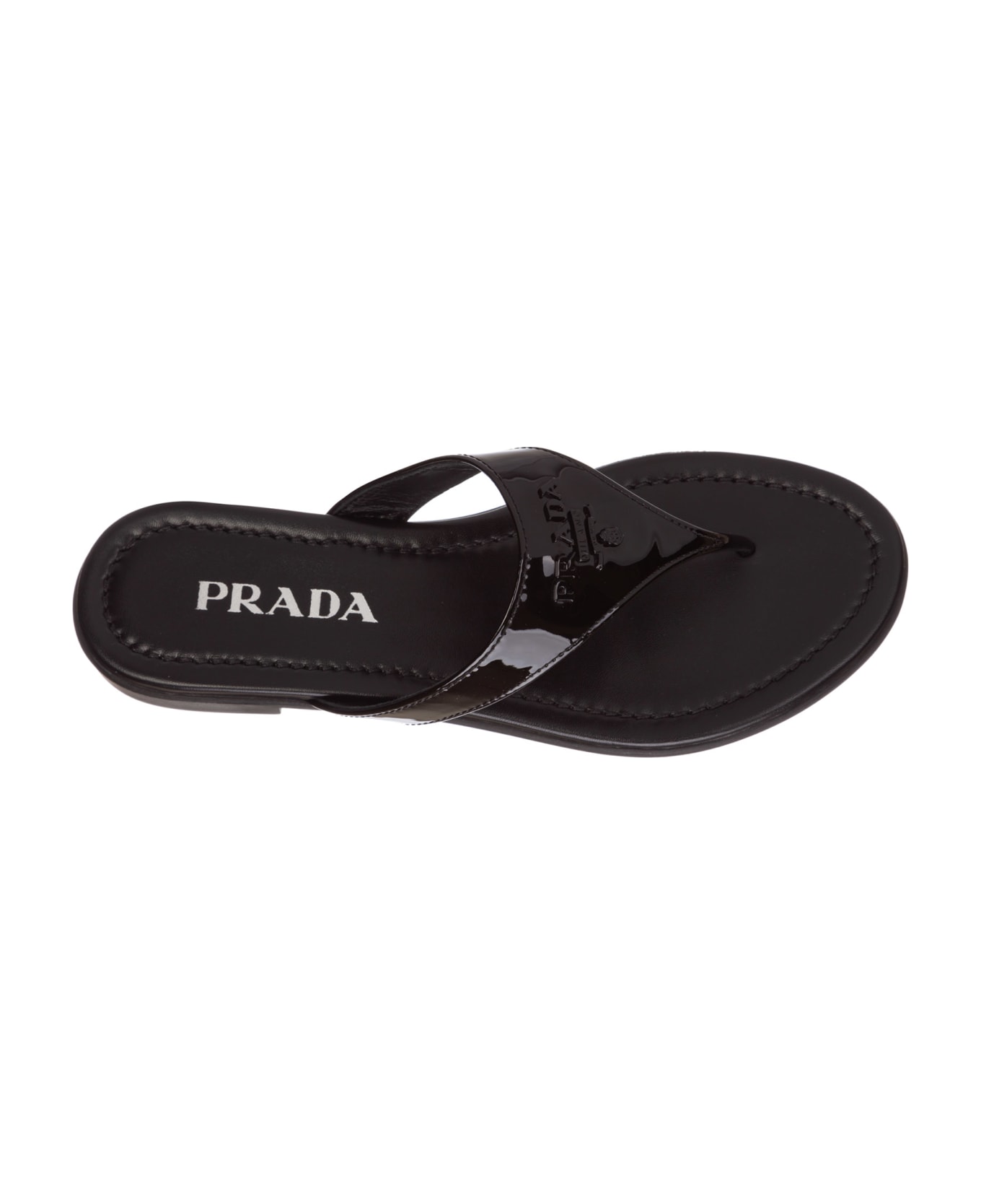 Prada Cristal Flip Flops | italist