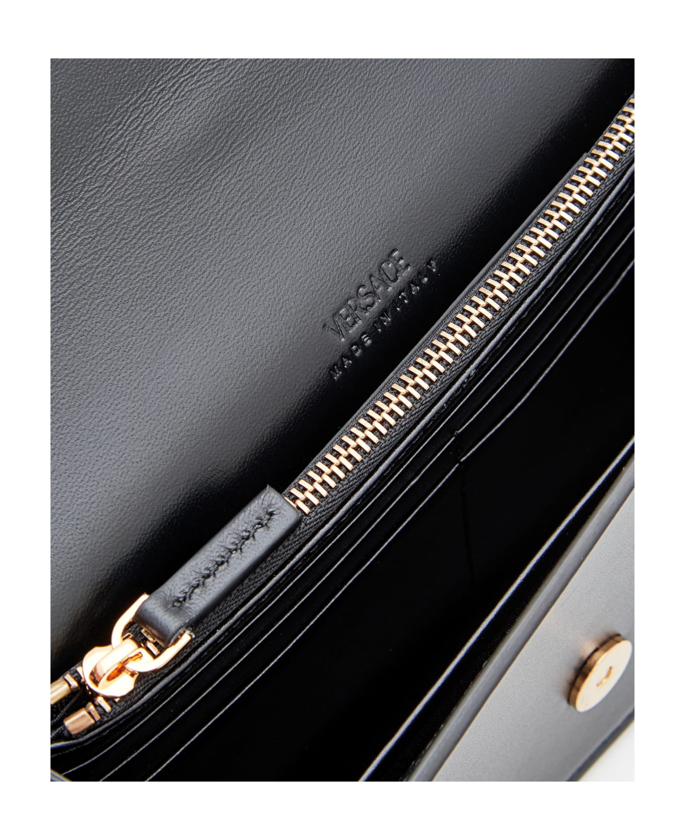 Versace Leather Wallet W/chain | italist